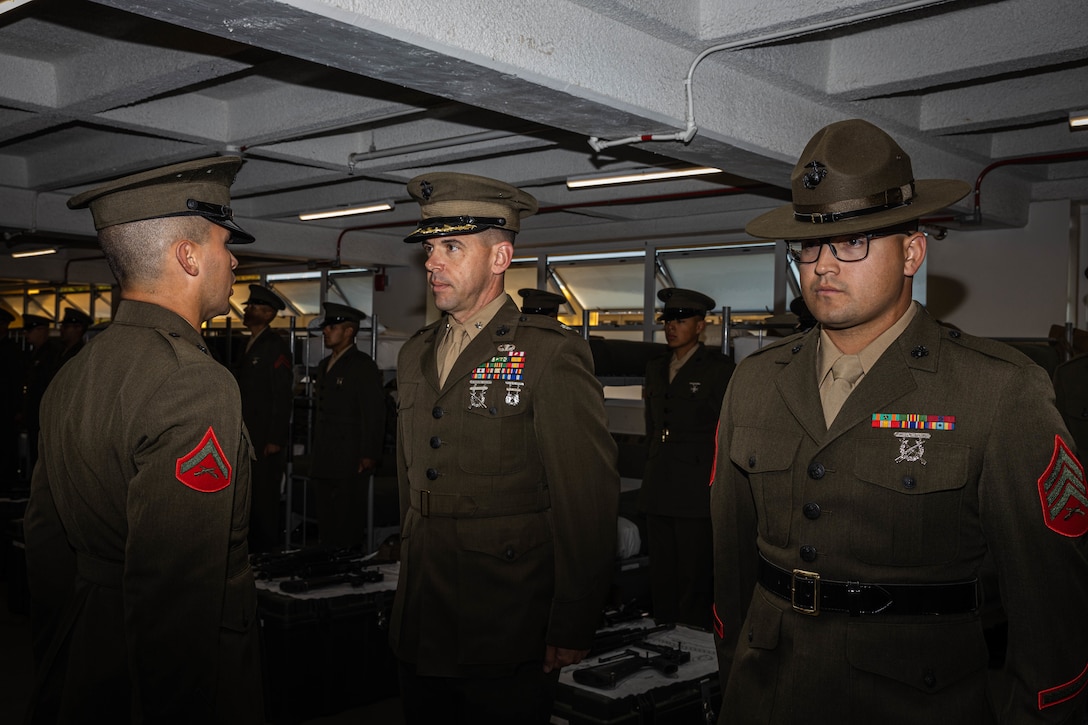 Hotel Company Battalion Commander's Inspection