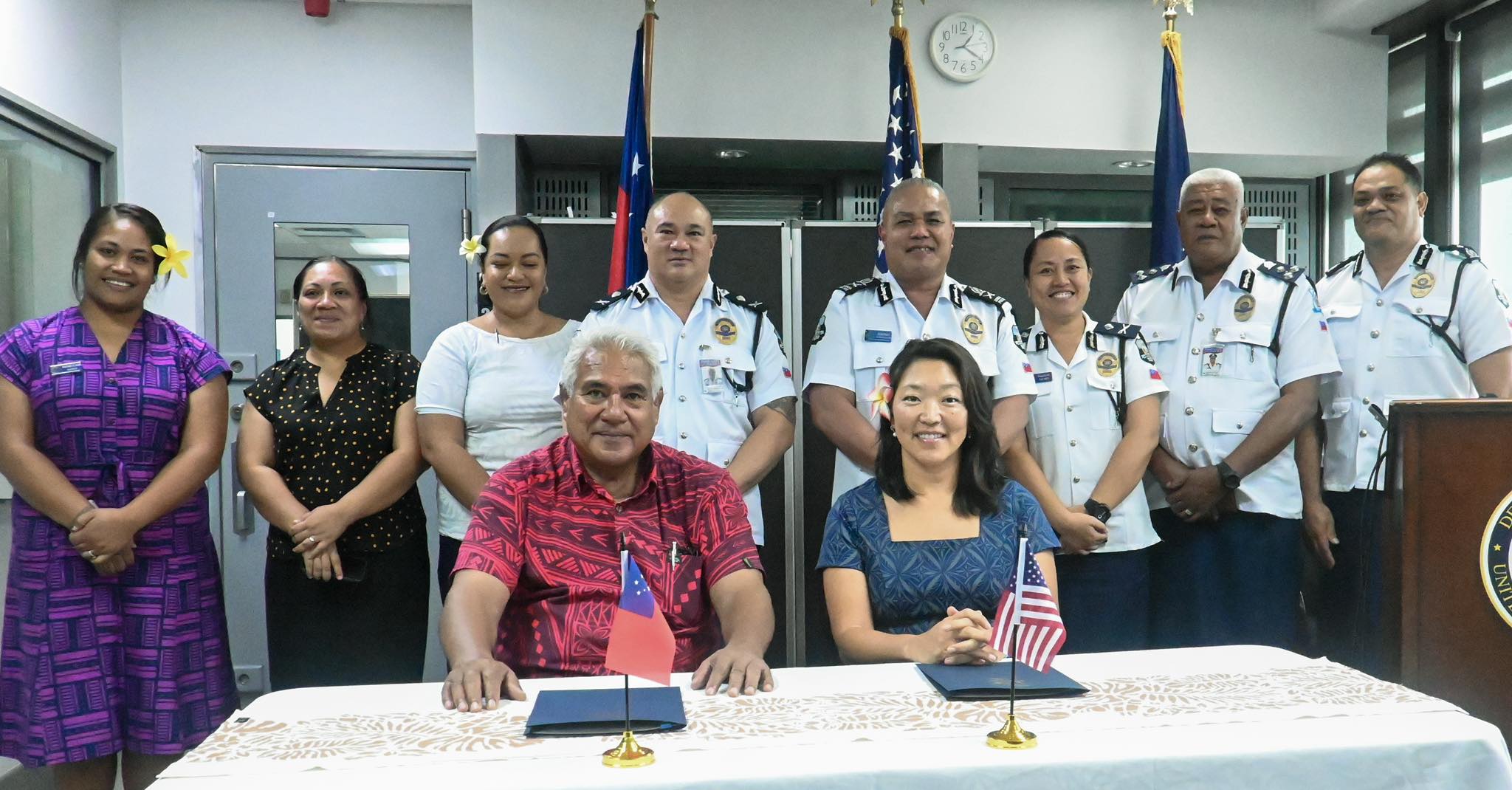 U.S. and Independent State of Samoa sign addendum to existing maritime ...