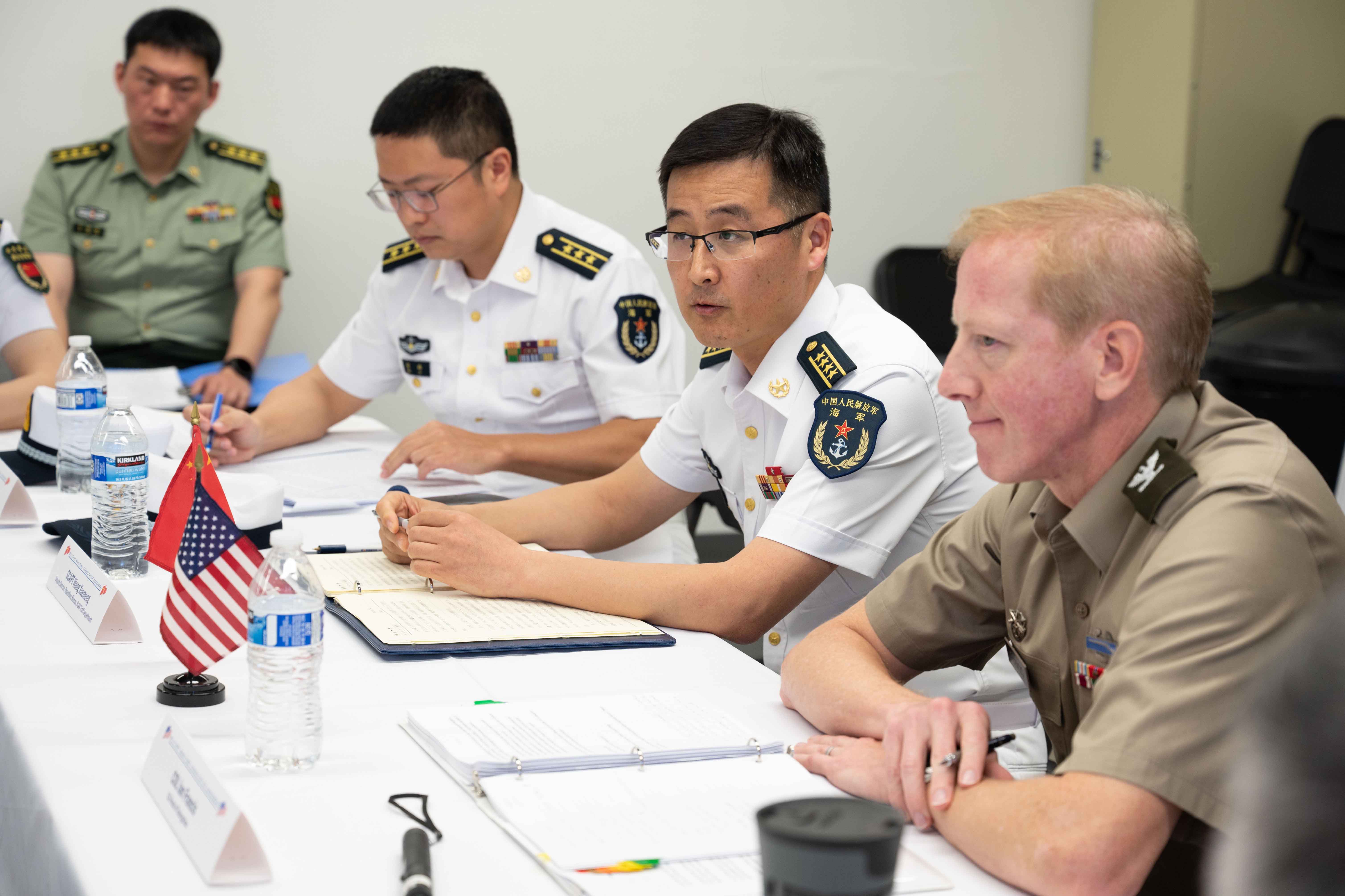 U.S., Chinese military officials resume talks on operational safety ...