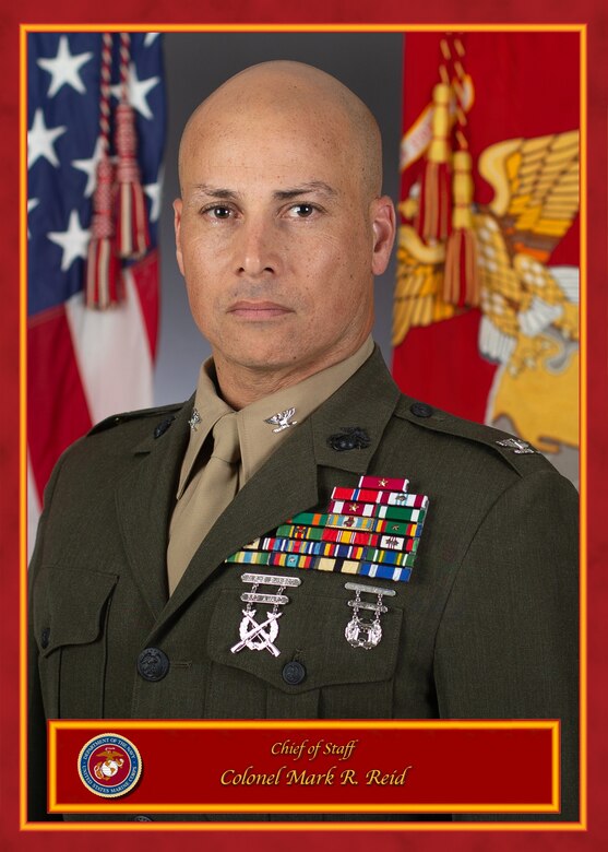 Colonel Mark R. Reid > Marine Corps University > Biography