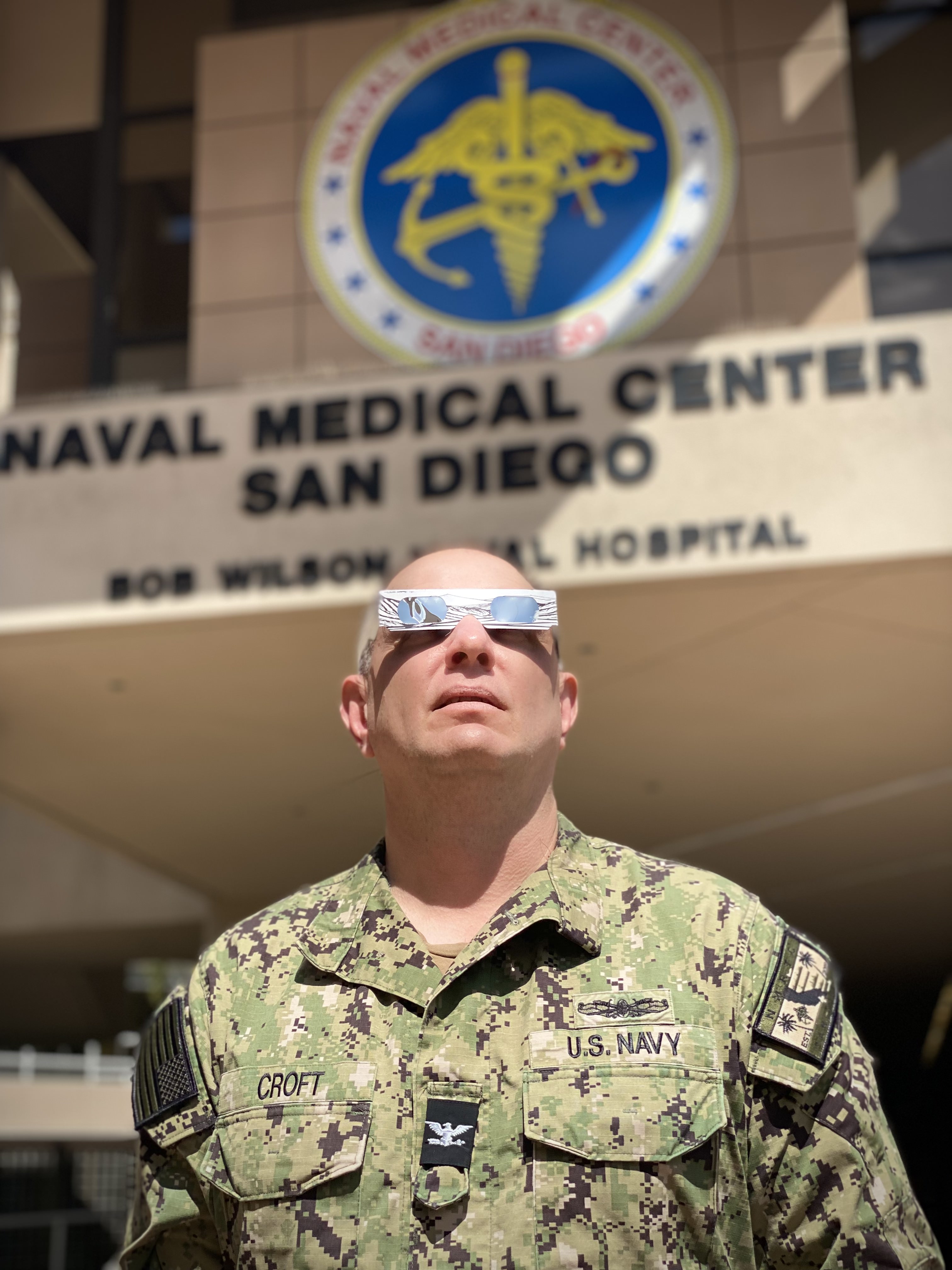 Solar eclipse passes over NMCSD > Navy Medicine > News Article