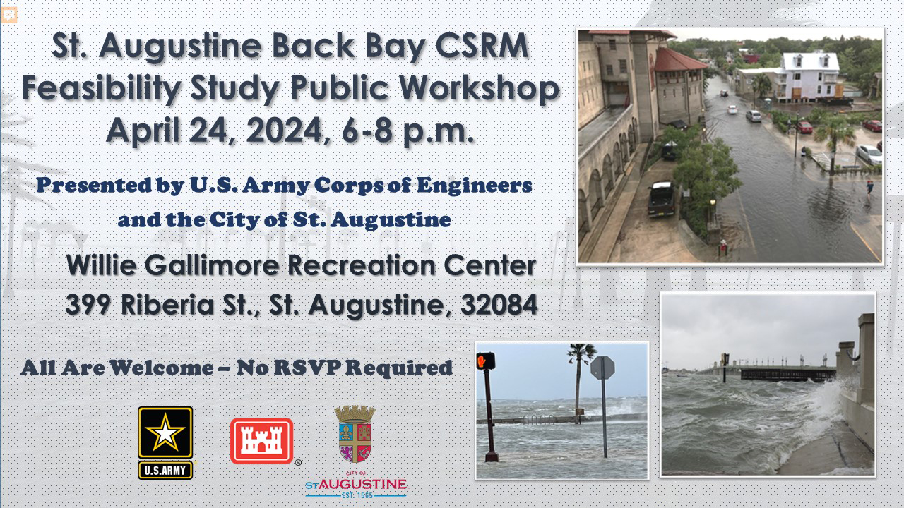 USACE Jacksonville, City of St. Augustine to conduct public workshop ...