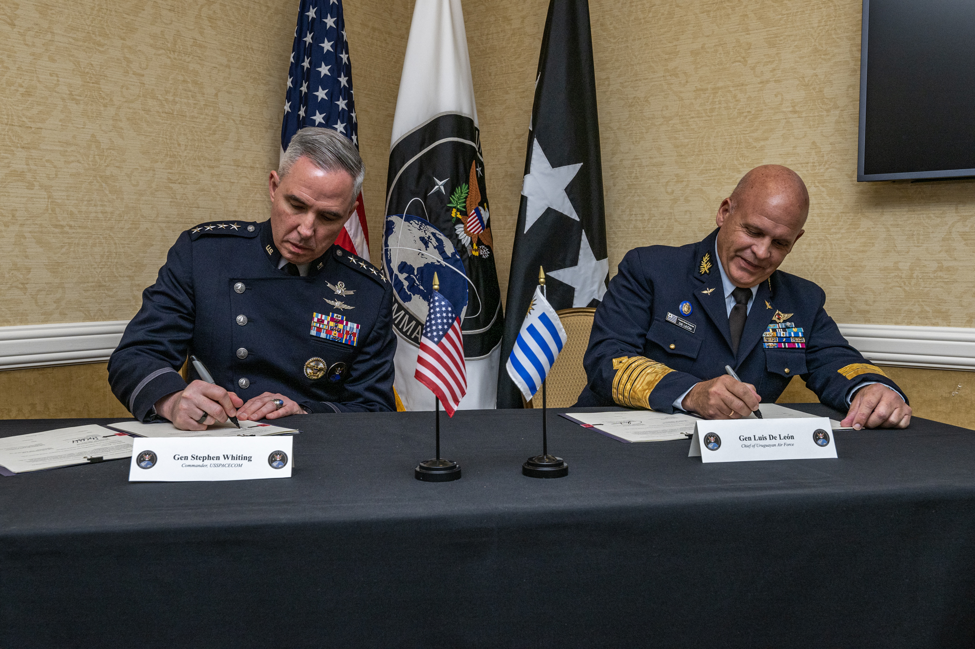 Usspacecom And Uruguayan Air Force Sign Space Situational Awareness Information Sharing
