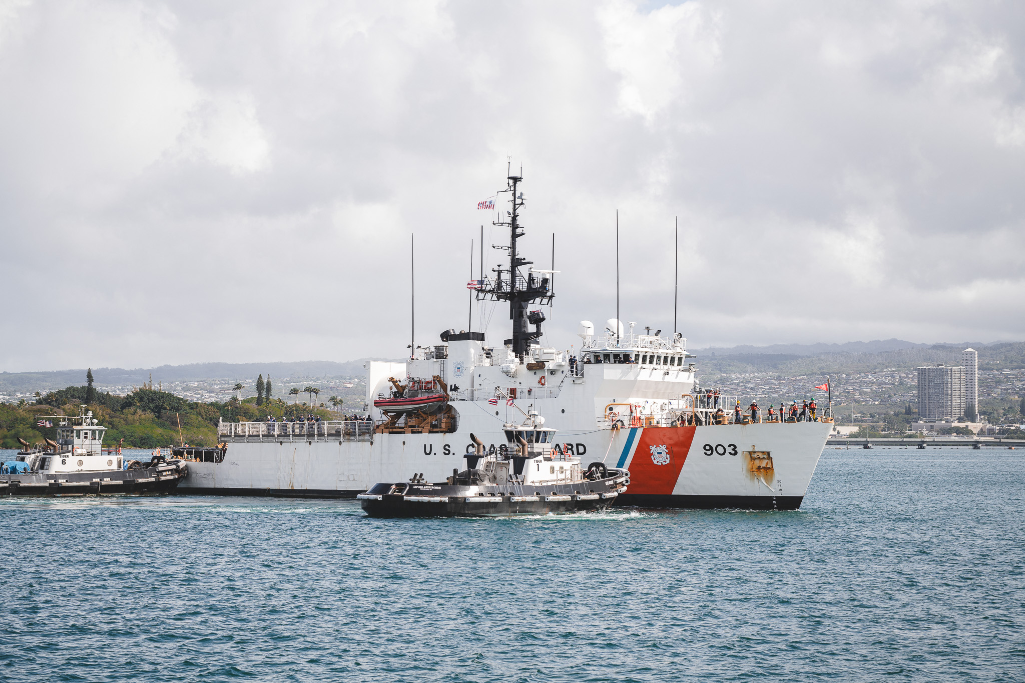 U.S. Coast Guard Cutter Harriet Lane returns home after inaugural 79 ...