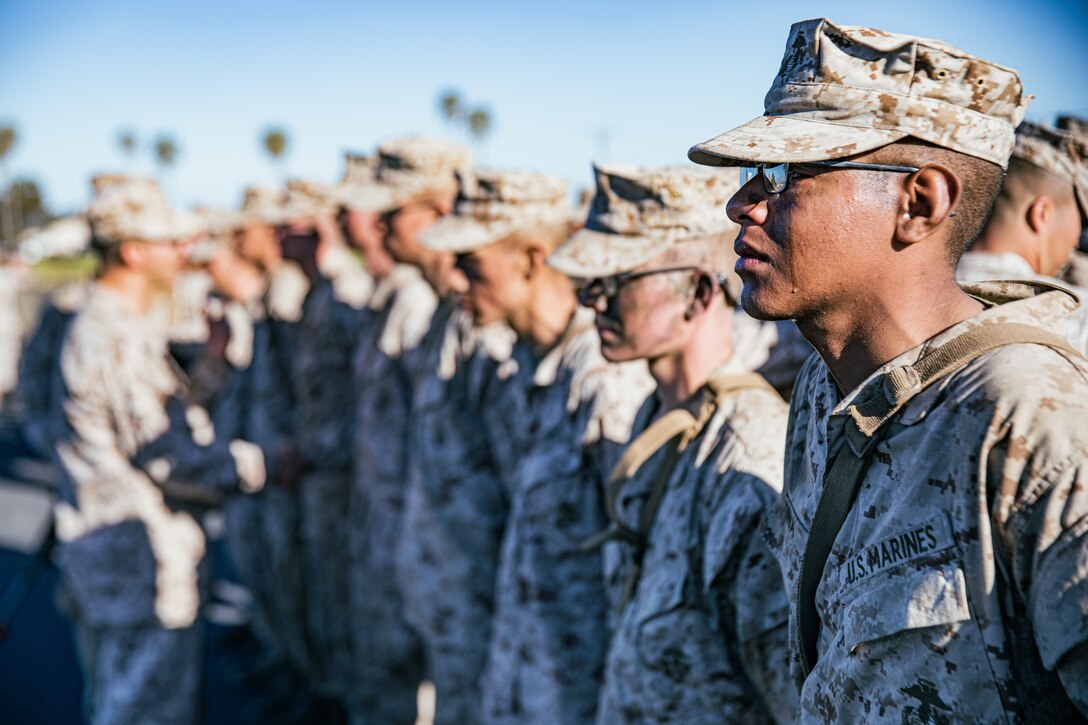 Alpha Company EGA Ceremony