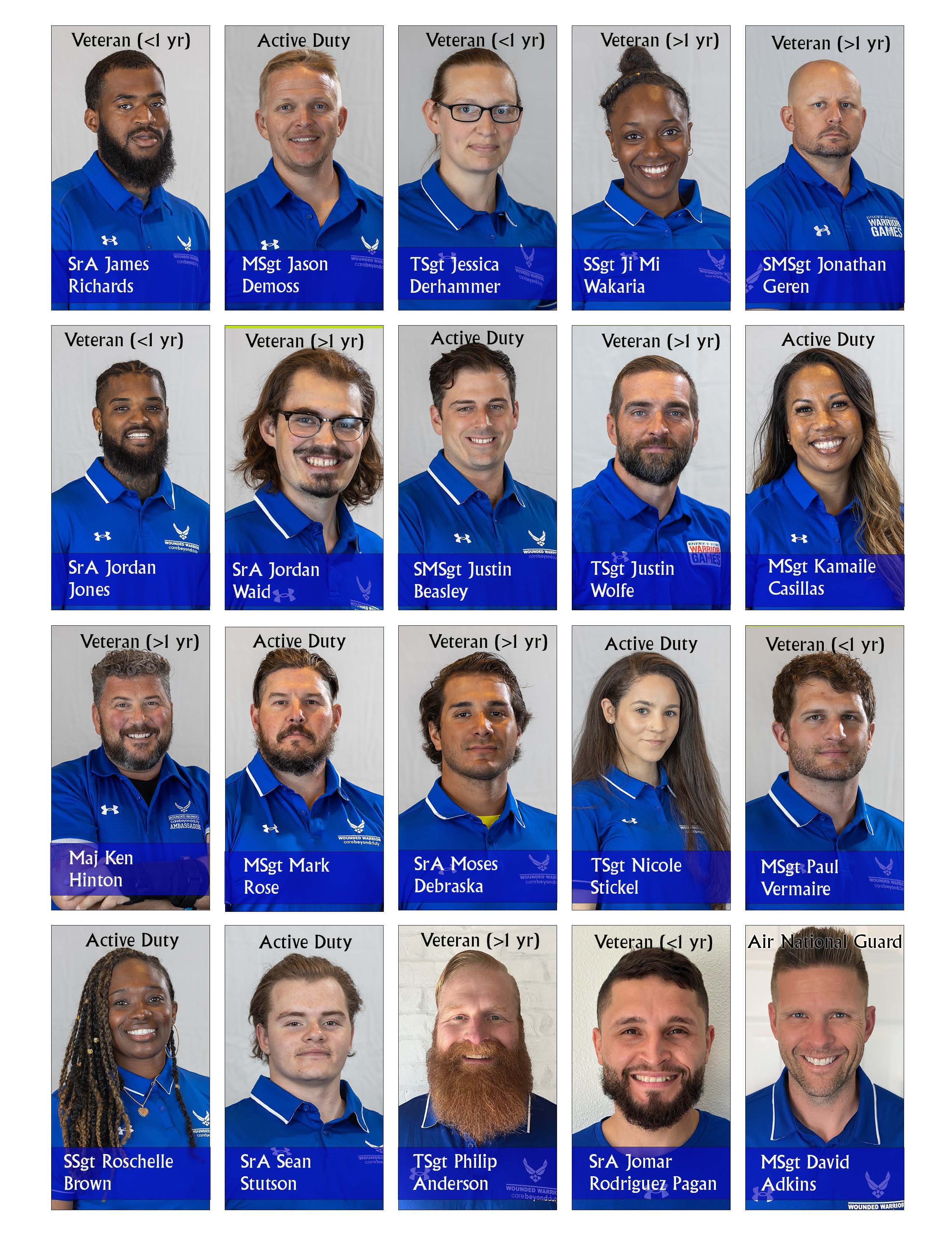 Next Stop.....2024 DoD Warrior Games > Air Force Wounded Warrior (AFW2) Program > Article Display