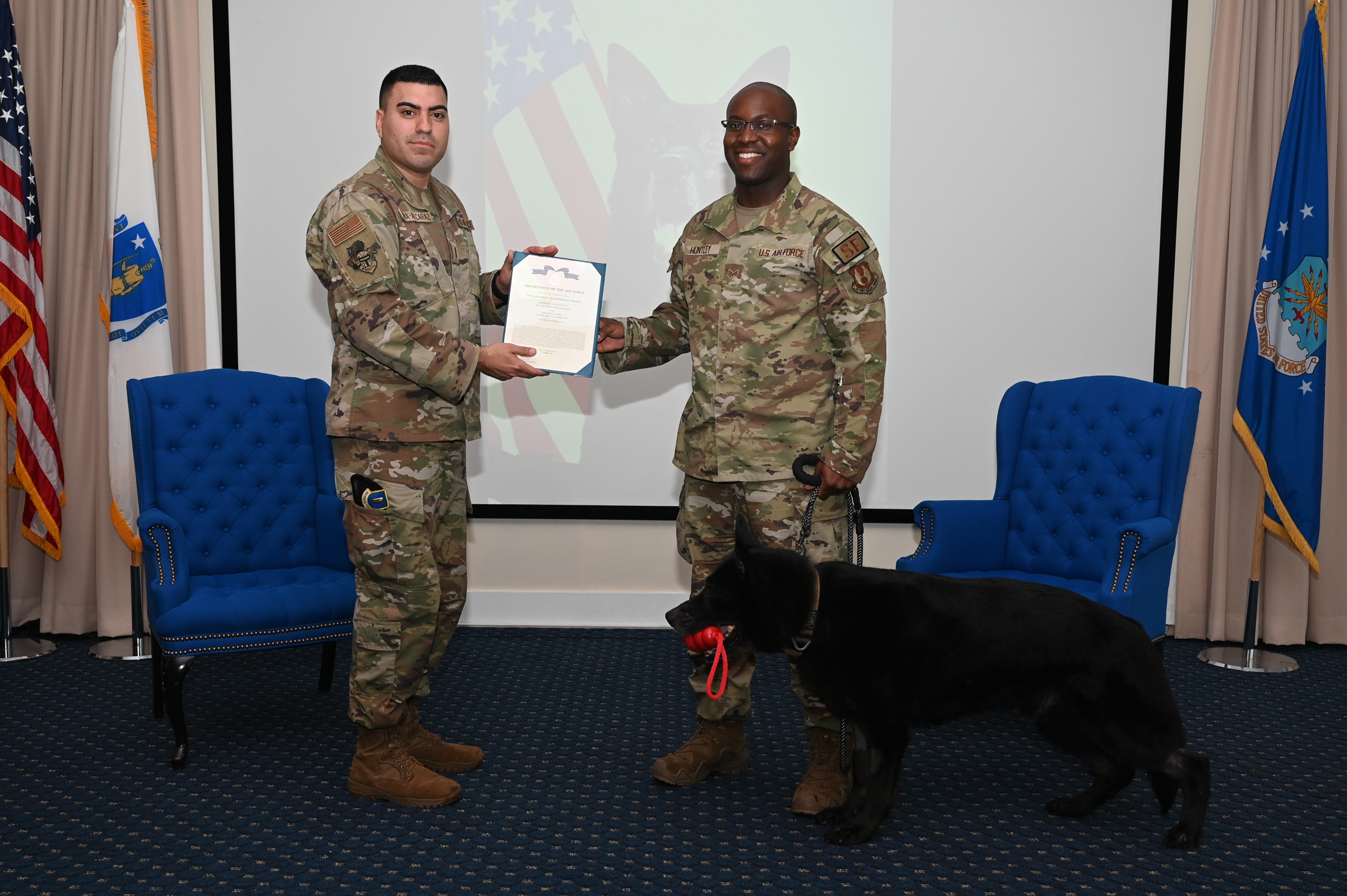 SFS retires military working dog > Air Force Life Cycle Management ...