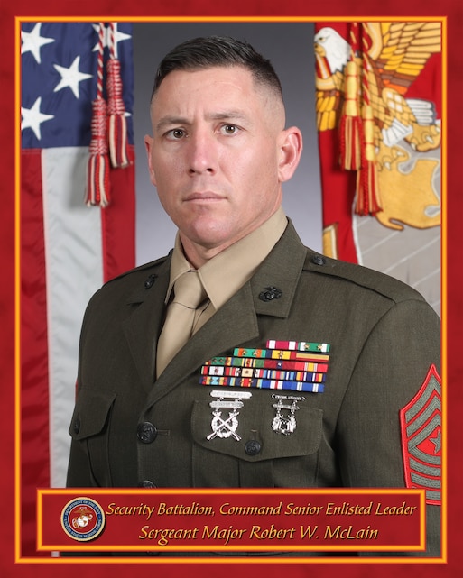 Sergeant Major Robert W. McLain > Marine Corps Base Quantico > Biography