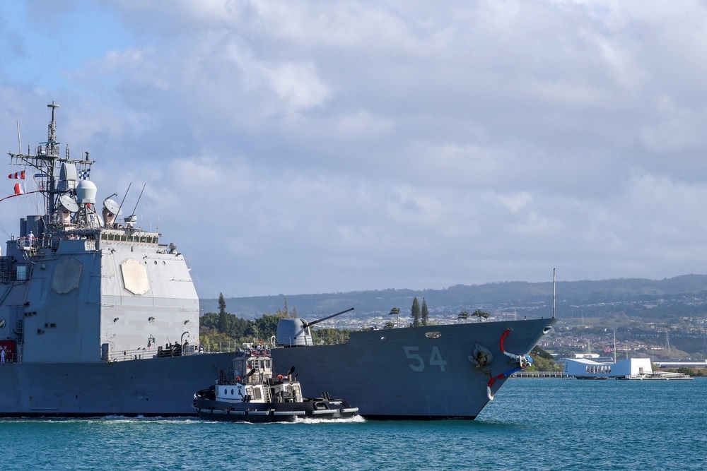 USS Antietam (CG 54) Homeport Shifts to Hawaii > Naval Surface Force, U ...