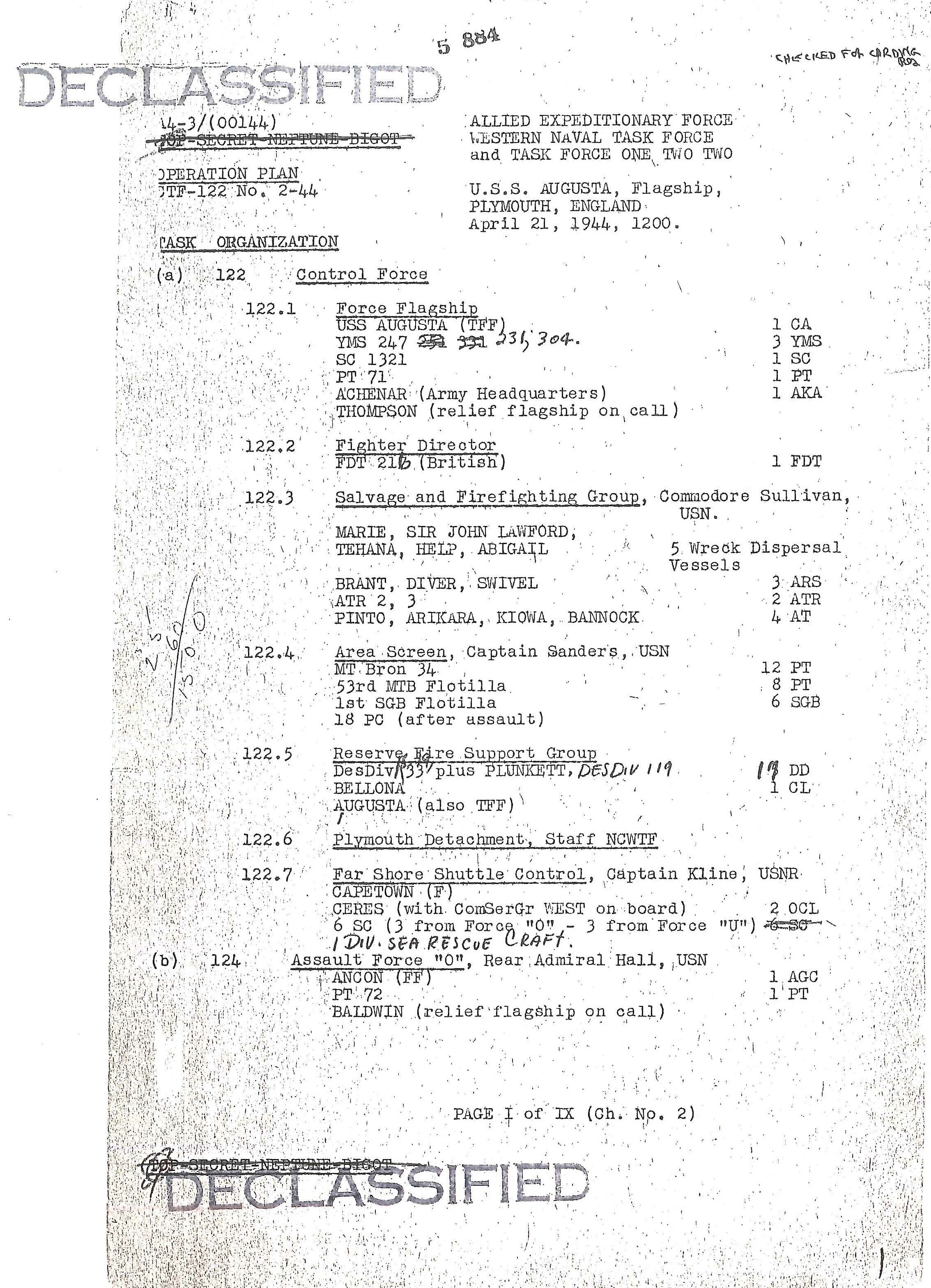 “Viking of the Sea”: Task Force 124’s Rear Admiral John L. Hall, Jr ...