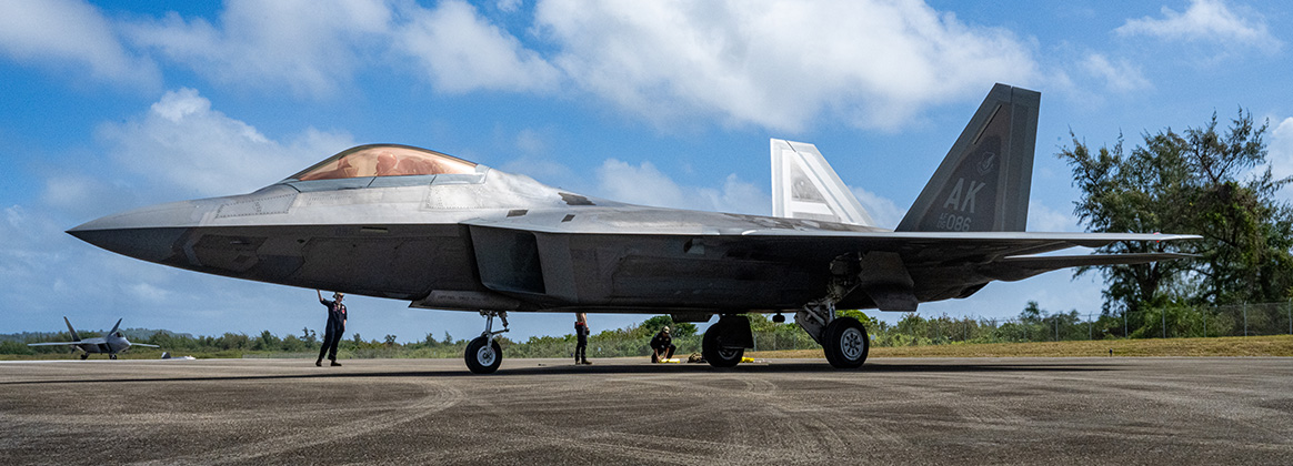 PACAF aircraft arrive to Tinian Forward Operating Site to support ...