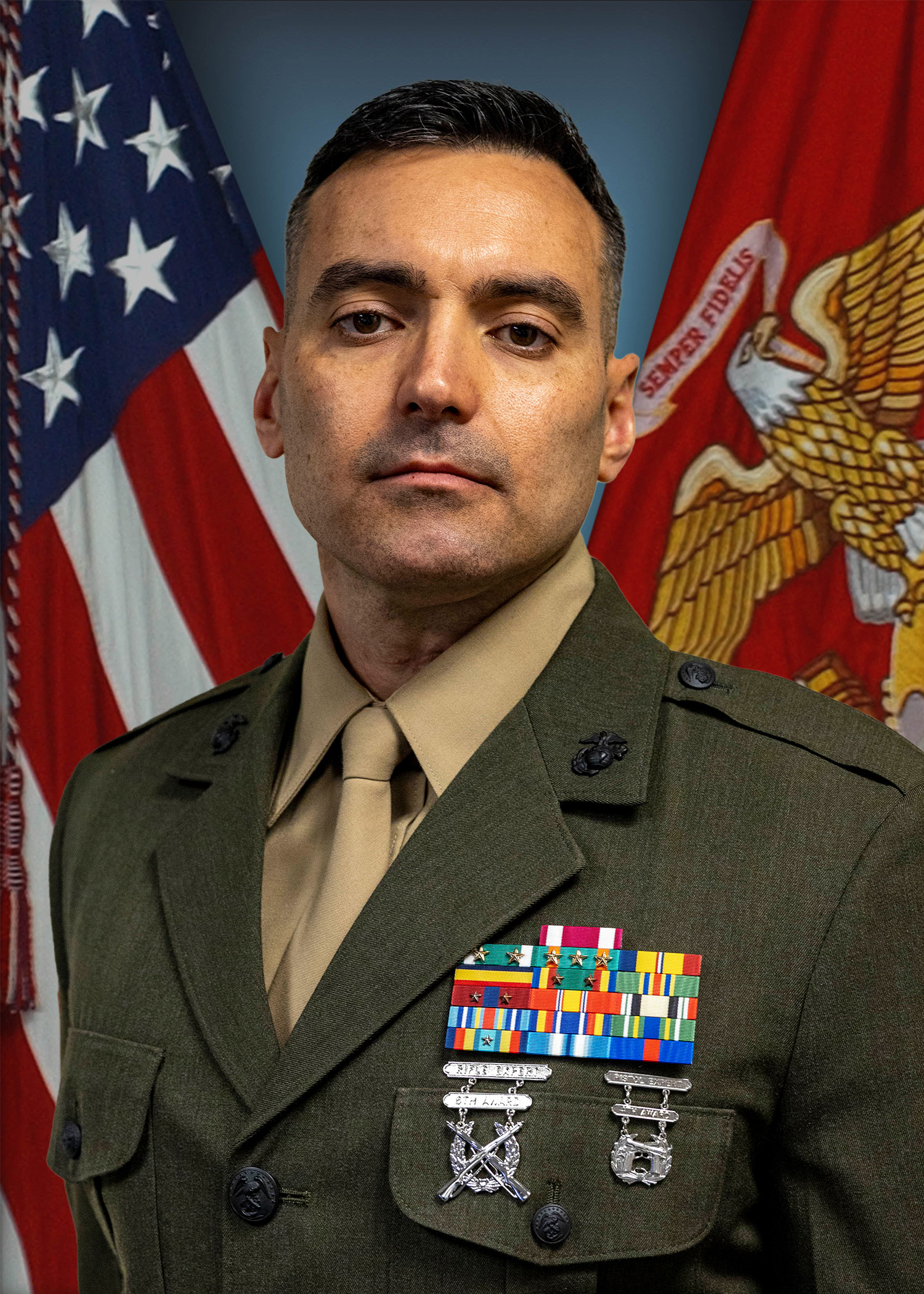 Sergeant Major Robert D. Newkamp > 8th Marine Corps District > Biography