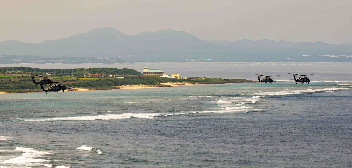 33rd RQS celebrates HH-60G legacy with formation flight > Pacific Air ...