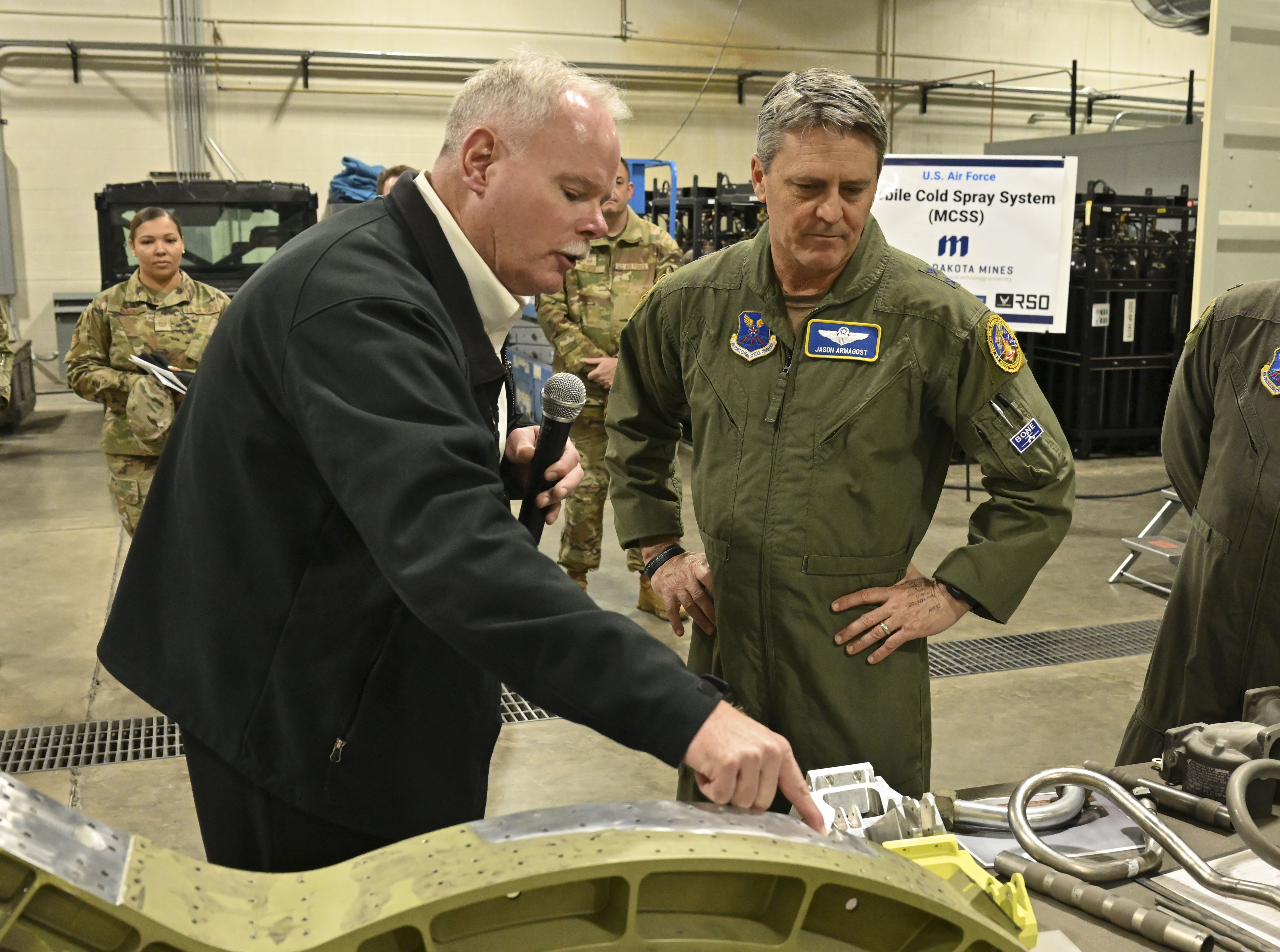 Eighth Air Force commander visits Raider country > Ellsworth Air Force ...