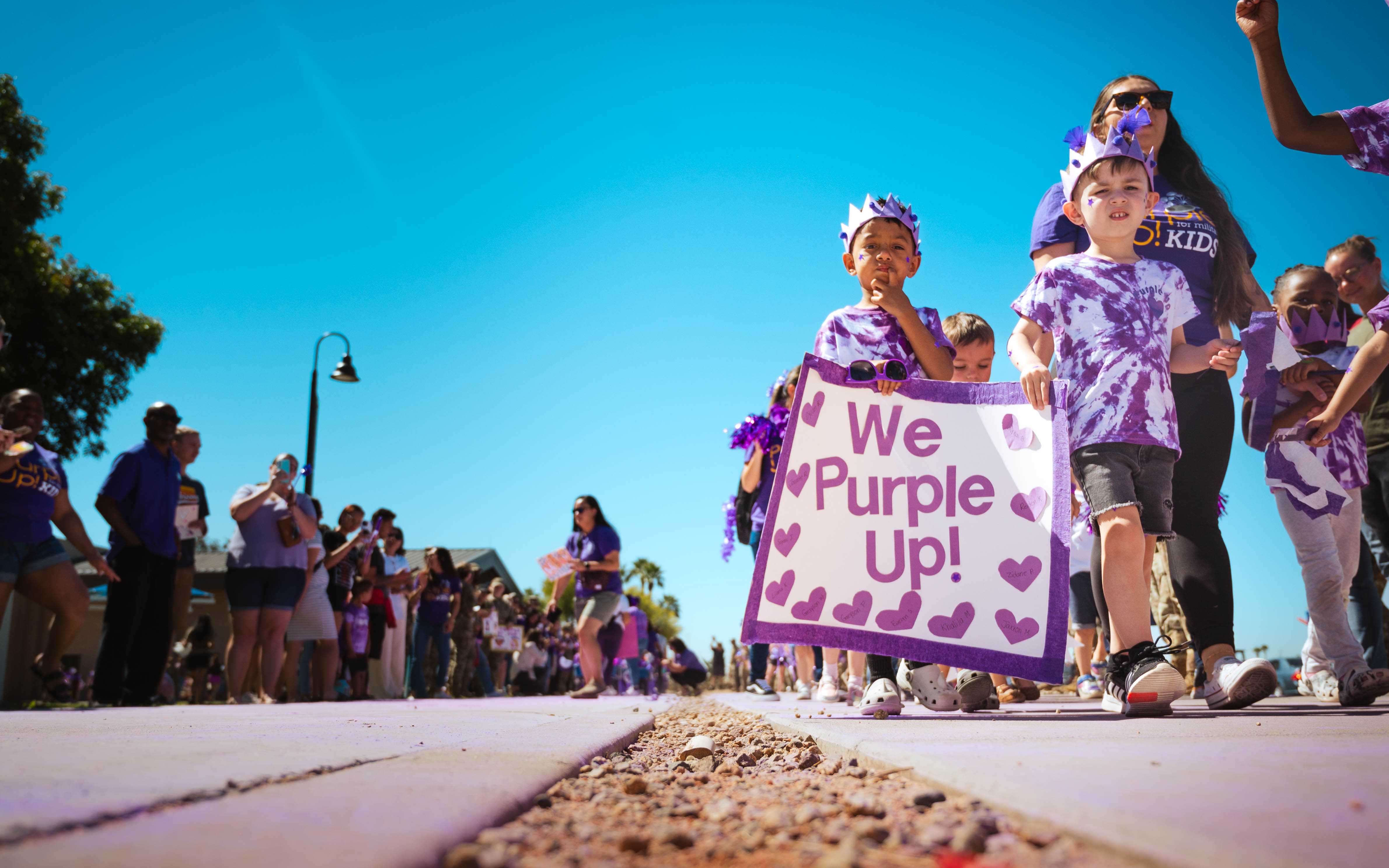 Luke AFB hosts Purple Up parade > Luke Air Force Base > Article Display