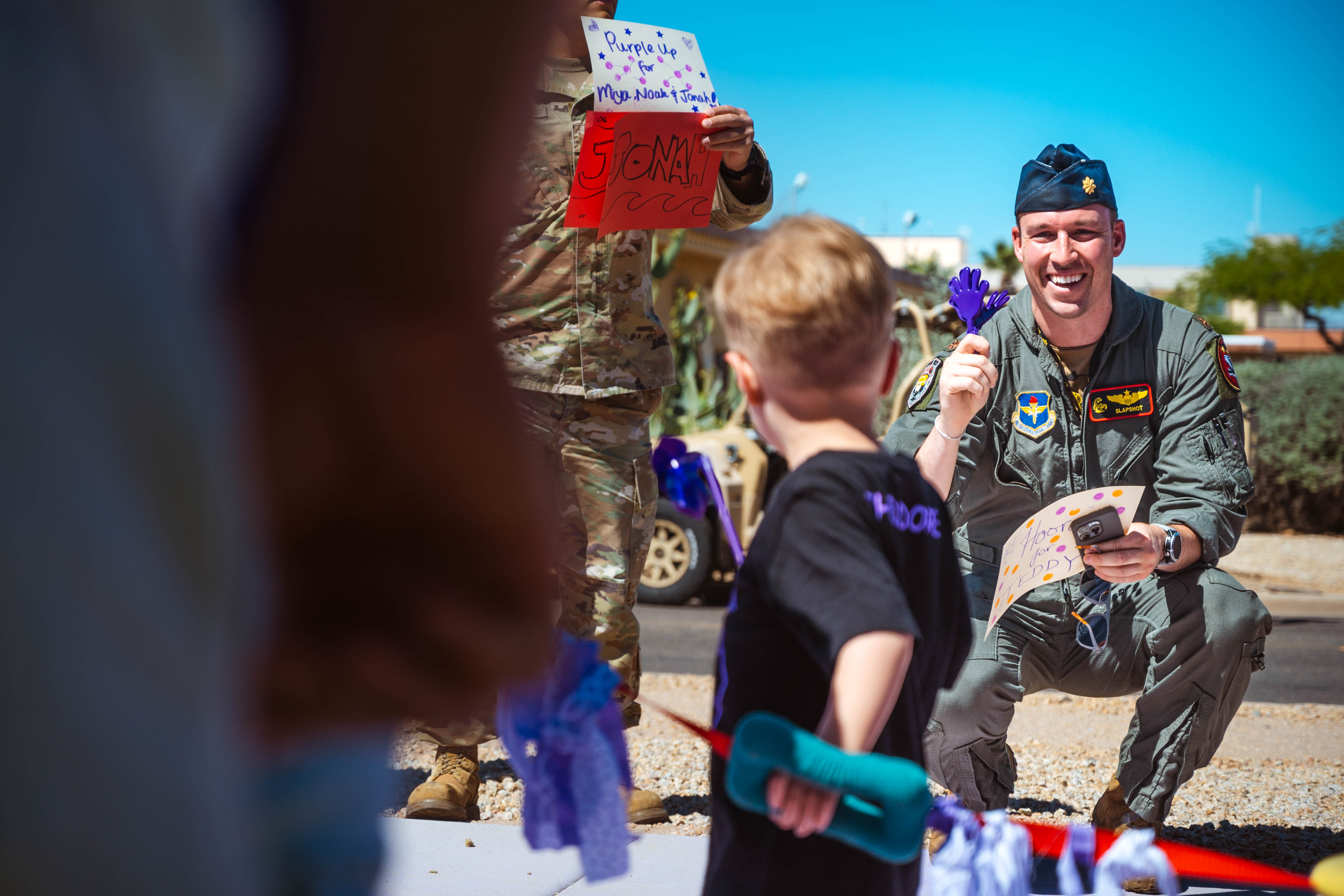 Luke AFB hosts Purple Up parade > Luke Air Force Base > Article Display