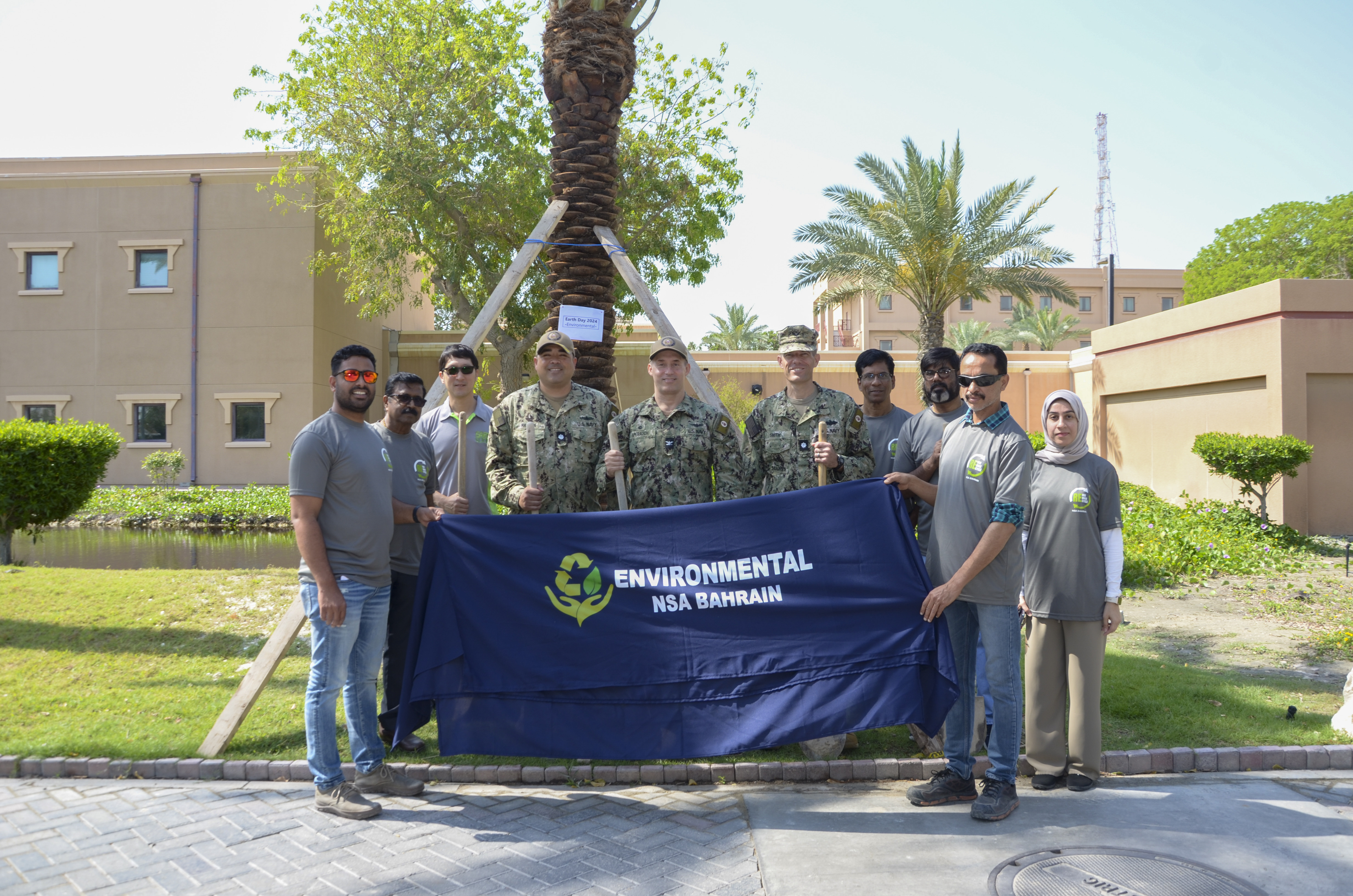 Going Green: NSA Bahrain Sows Seeds for Earth Day > Commander, Navy ...