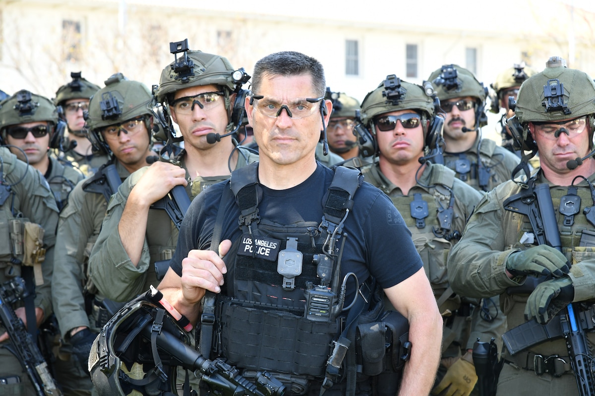 61 SFS hosts LAPD and Orange County Sheriff SWAT teams for first training scenario in over ten ...