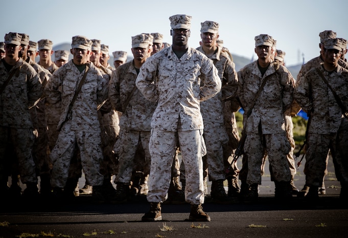 Alpha Company EGA Ceremony