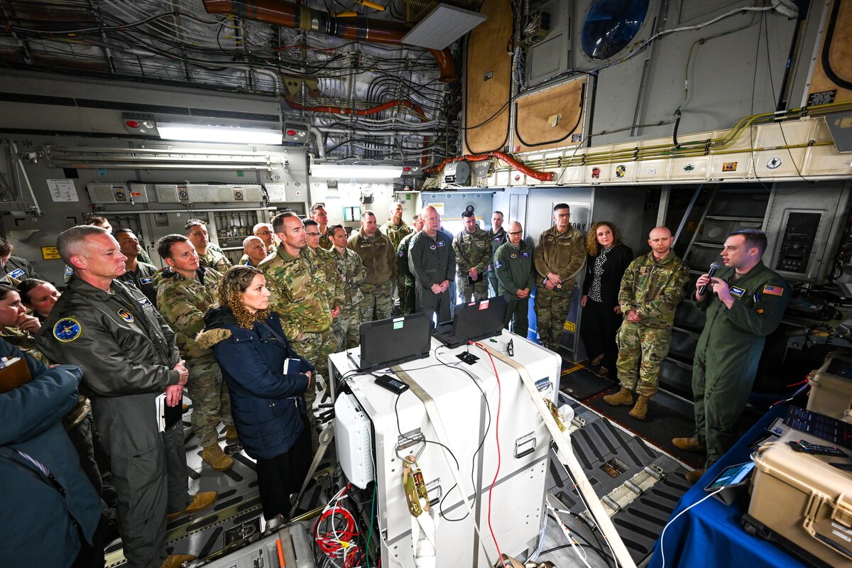 AMC/A3 Demos ATOMS capabilities to USAFE/EUCOM leadership as a part of ...