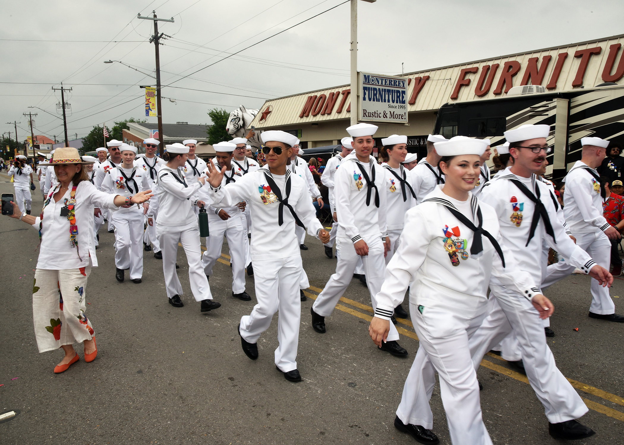 JBSA Sailors take part in Battle of Flowers Parade > Joint Base San ...