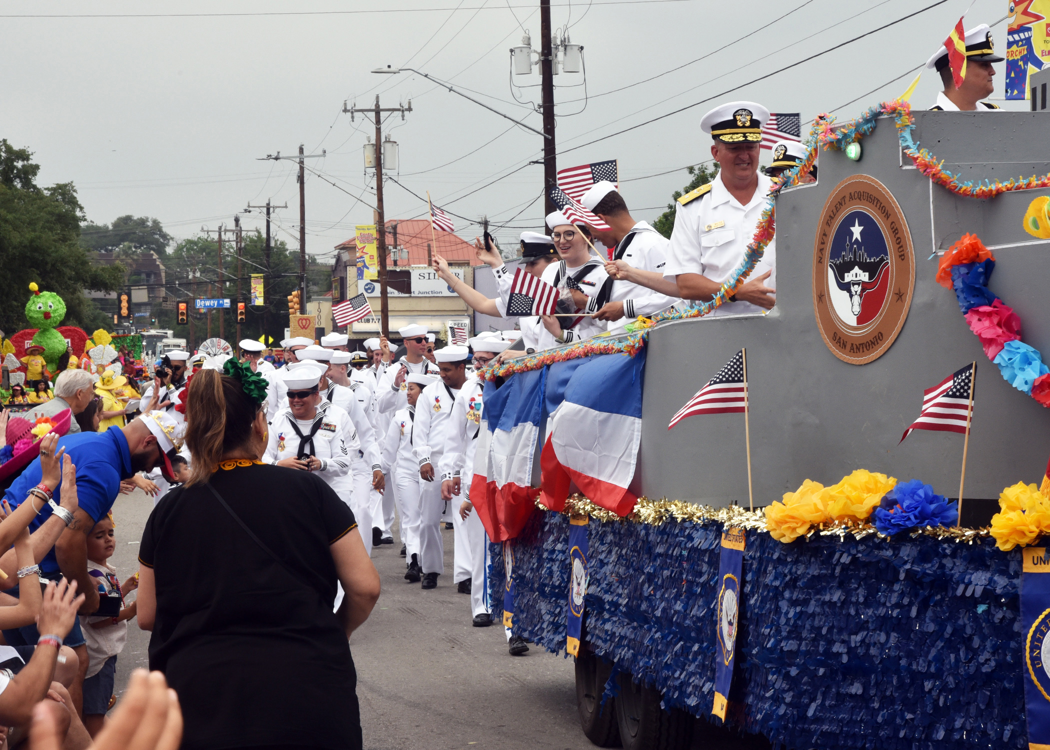 JBSA Sailors take part in Battle of Flowers Parade > Joint Base San ...