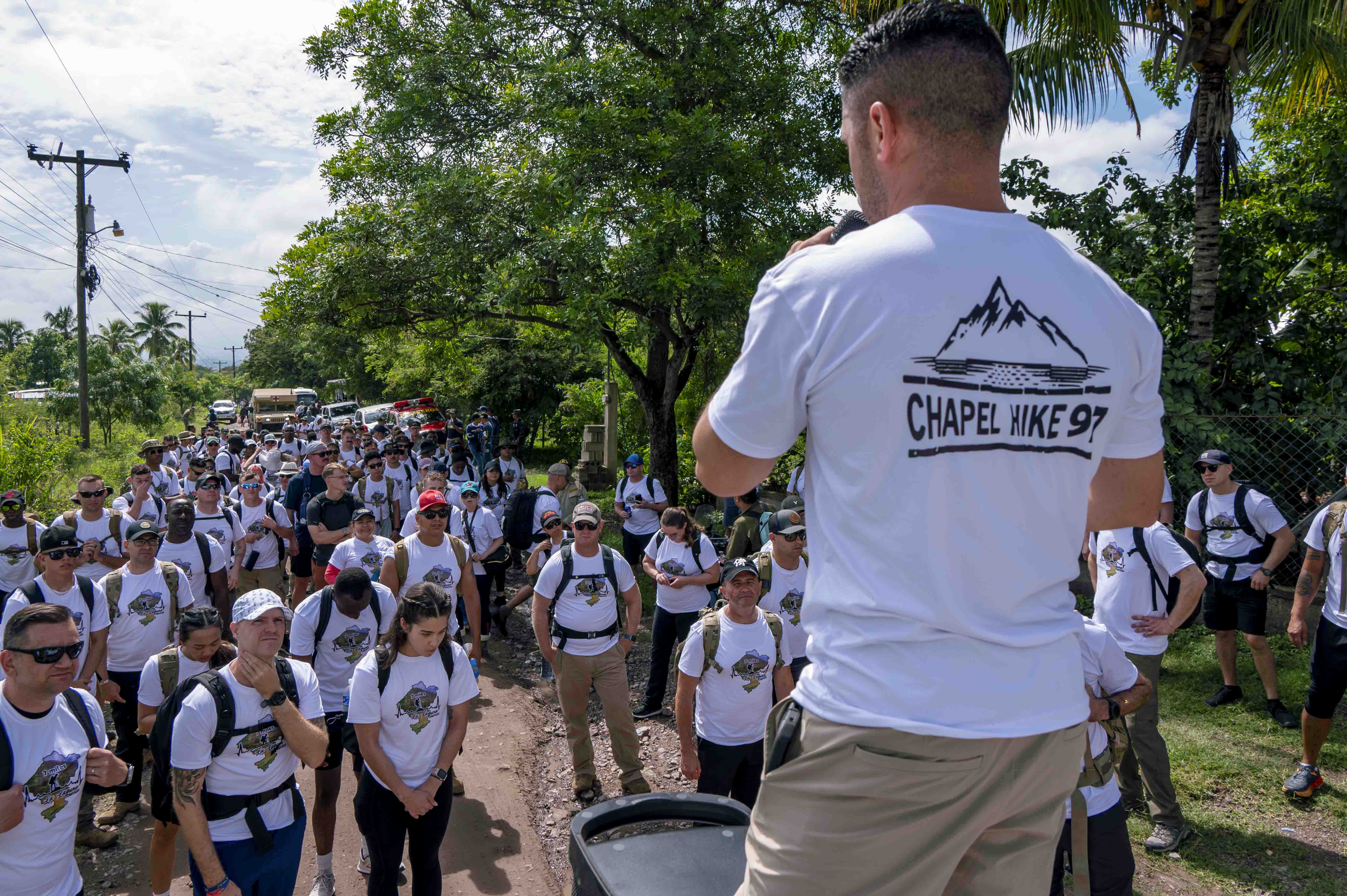 Hiking for Honduras - Chapel Hike #97 > Joint Task Force-Bravo > Display