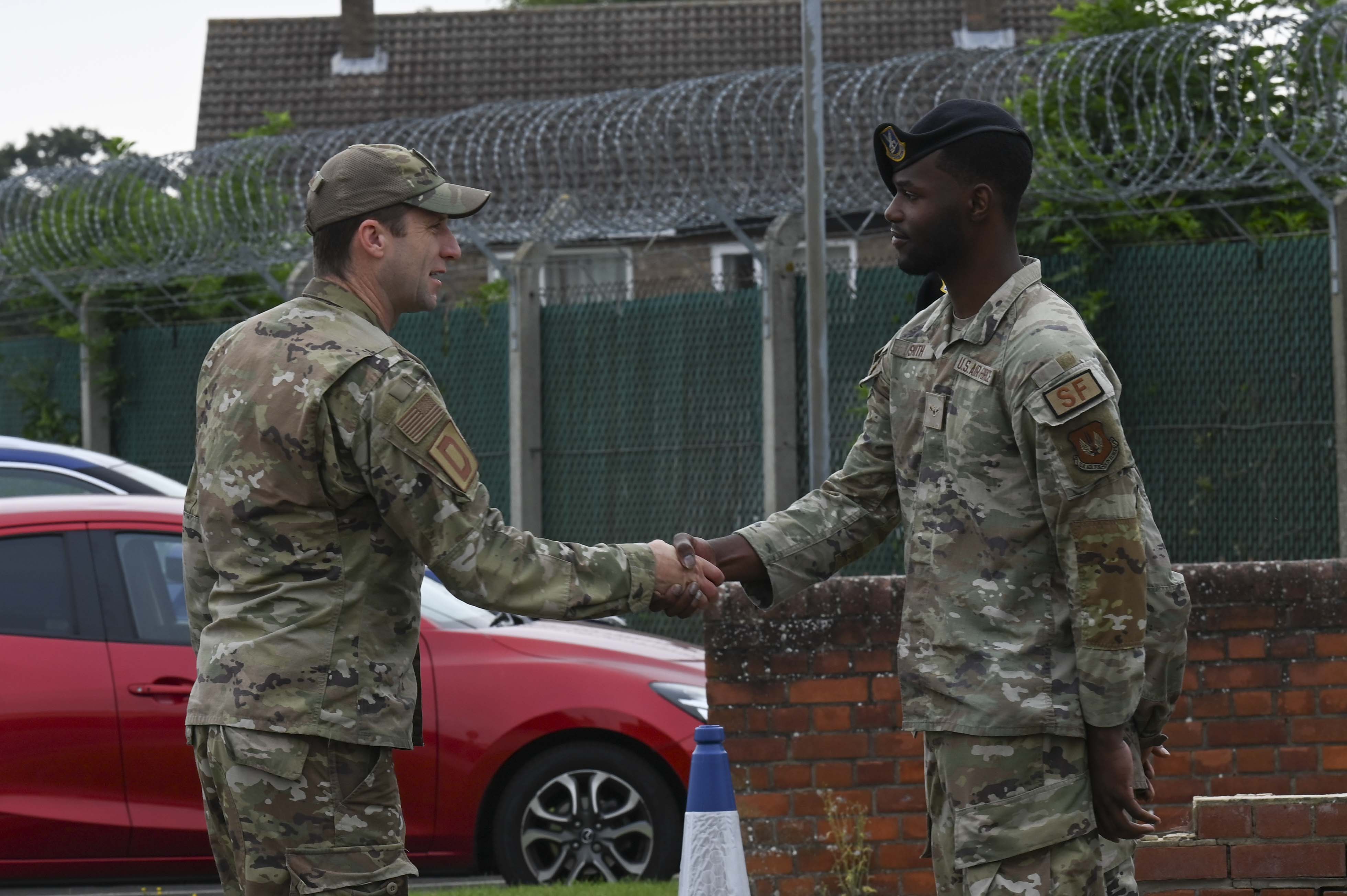 Day in the Life: 100th ARW command team joins the 100th SFS for a gate ...