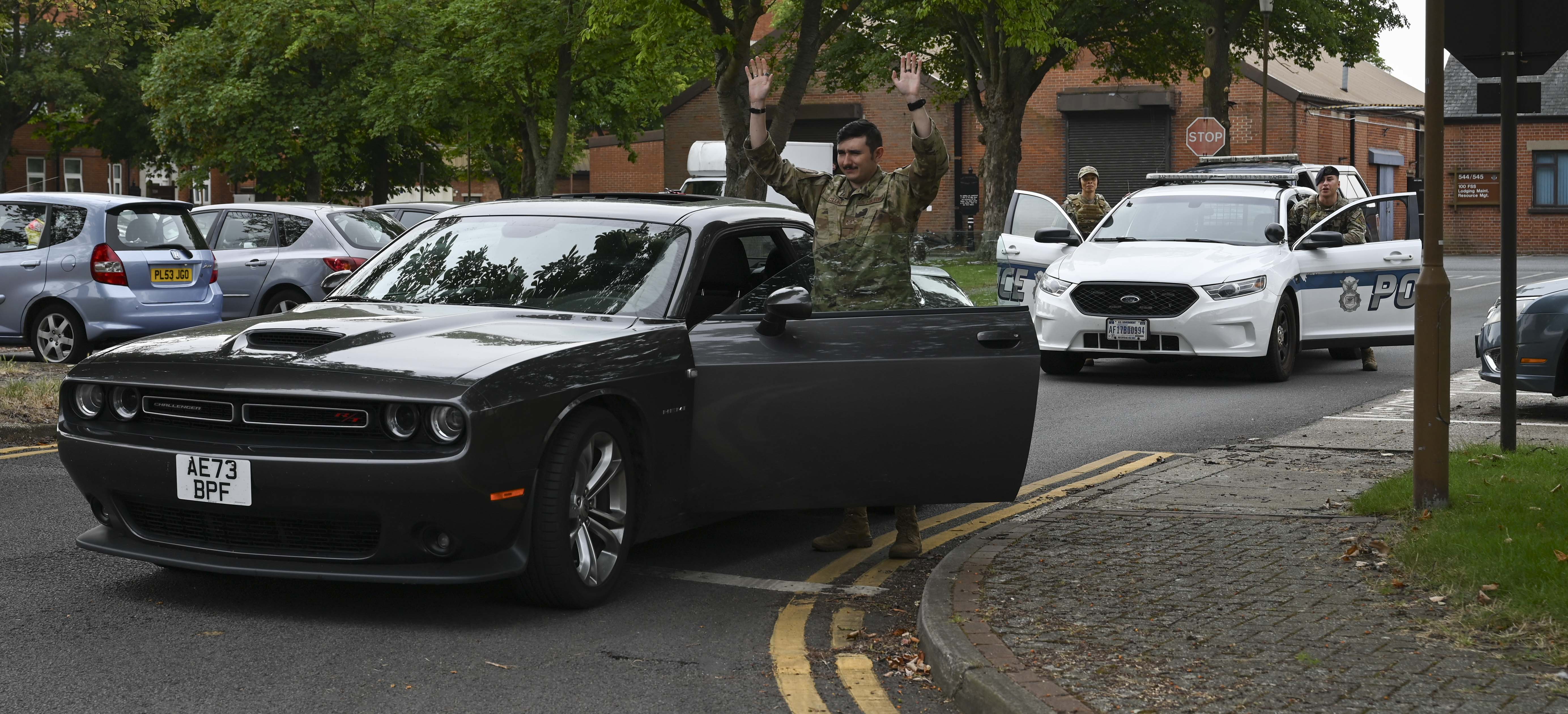 Day in the Life: 100th ARW command team joins the 100th SFS for a gate ...