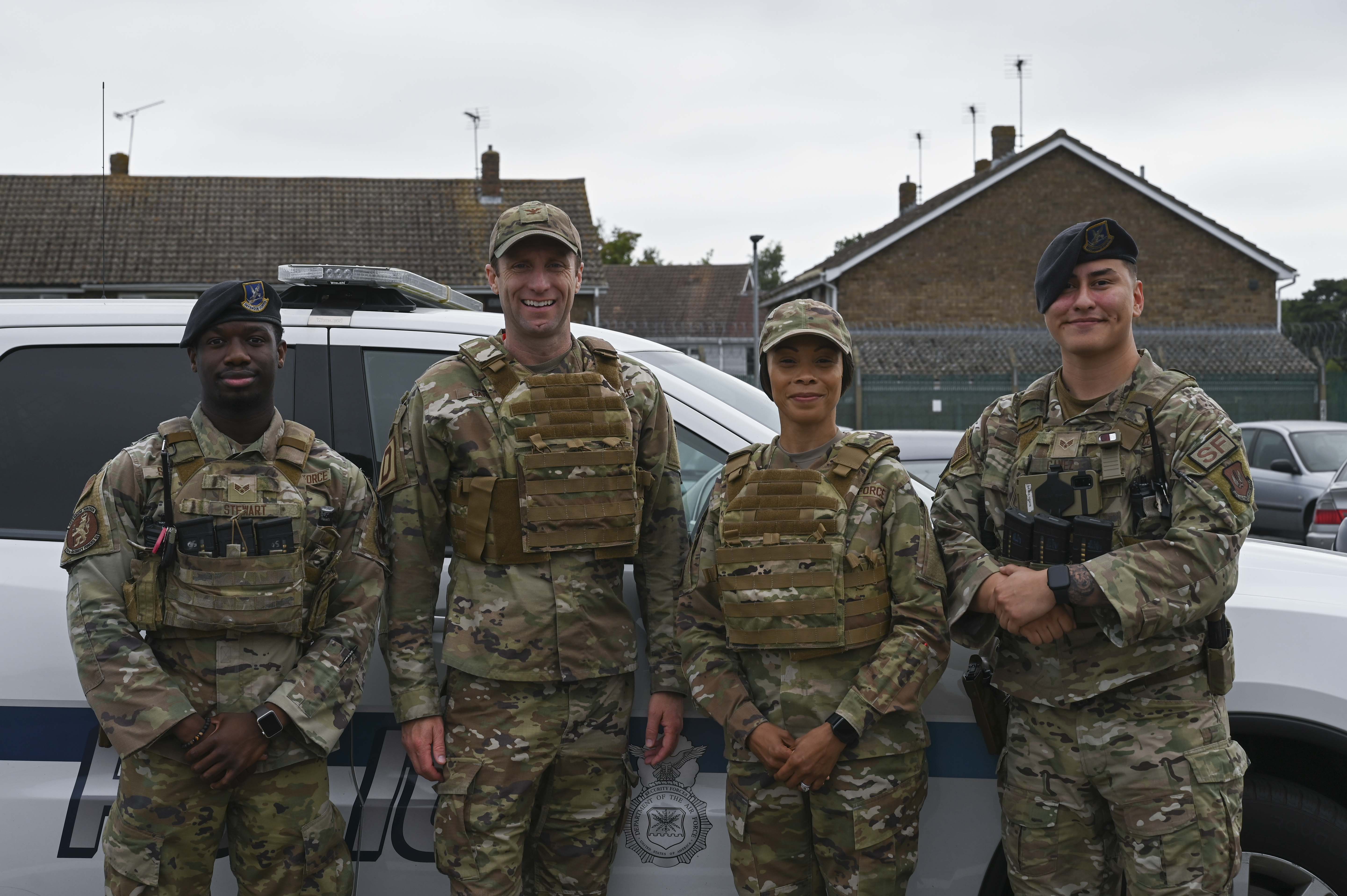 Day in the Life: 100th ARW command team joins the 100th SFS for a gate ...