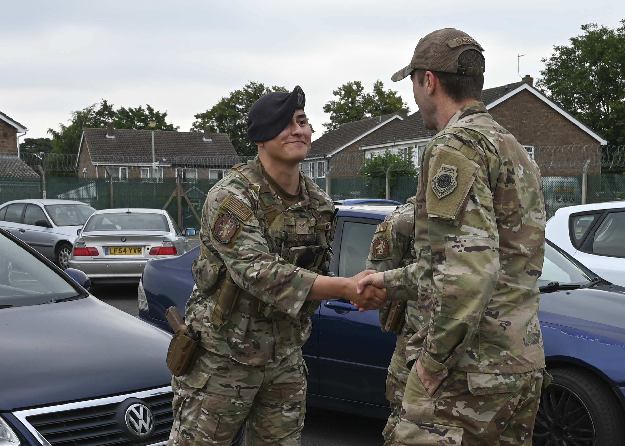 Day in the Life: 100th ARW command team joins the 100th SFS for a gate ...