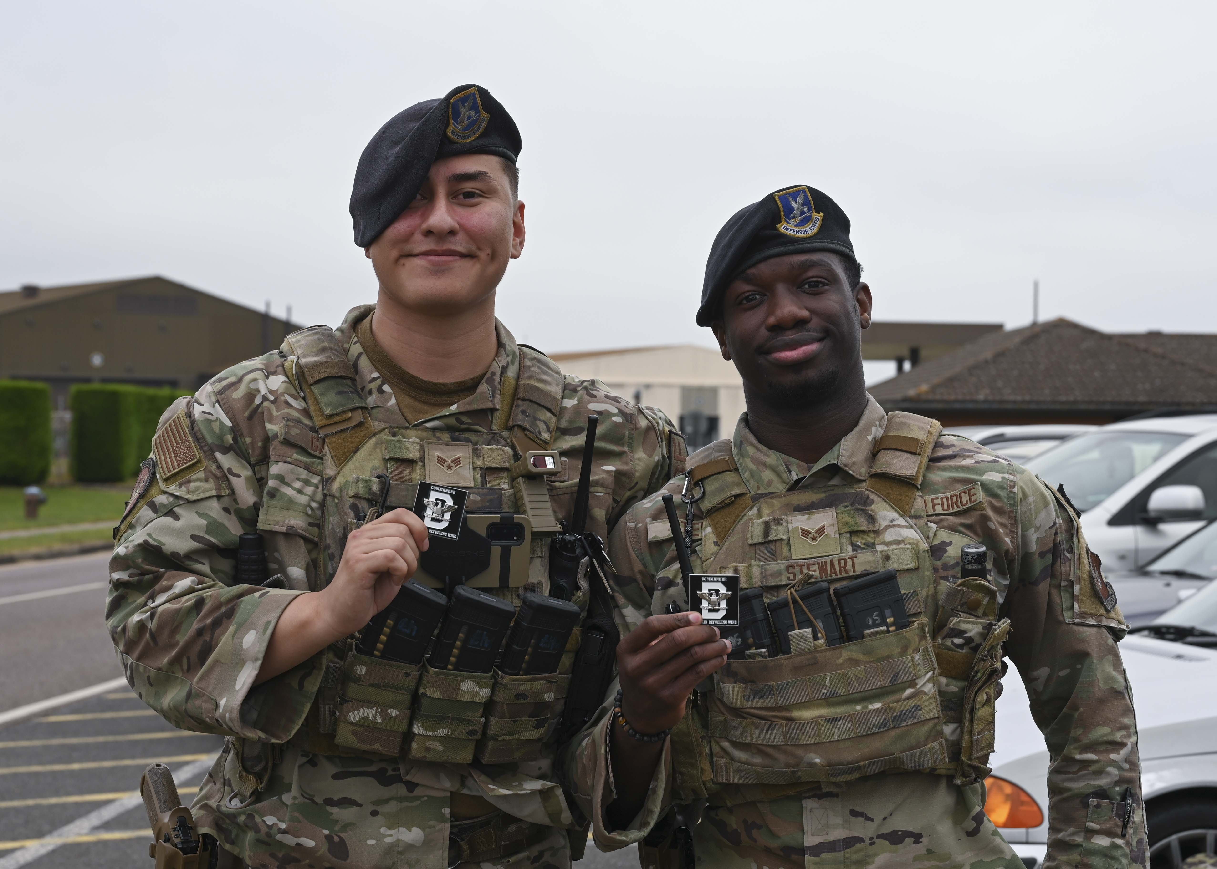 Day in the Life: 100th ARW command team joins the 100th SFS for a gate ...
