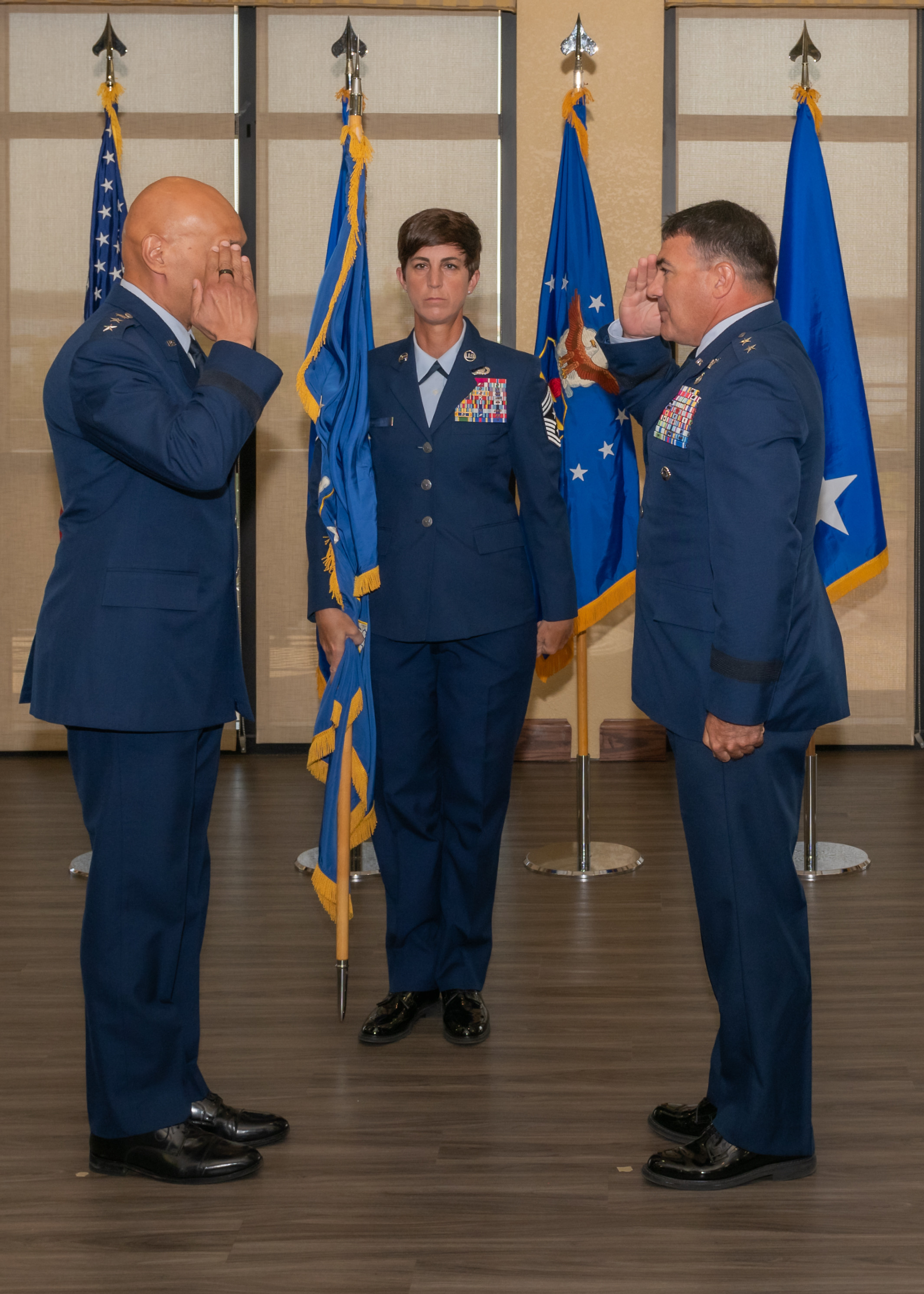 2nd Air Force changes command at Keesler > Air Education and Training ...