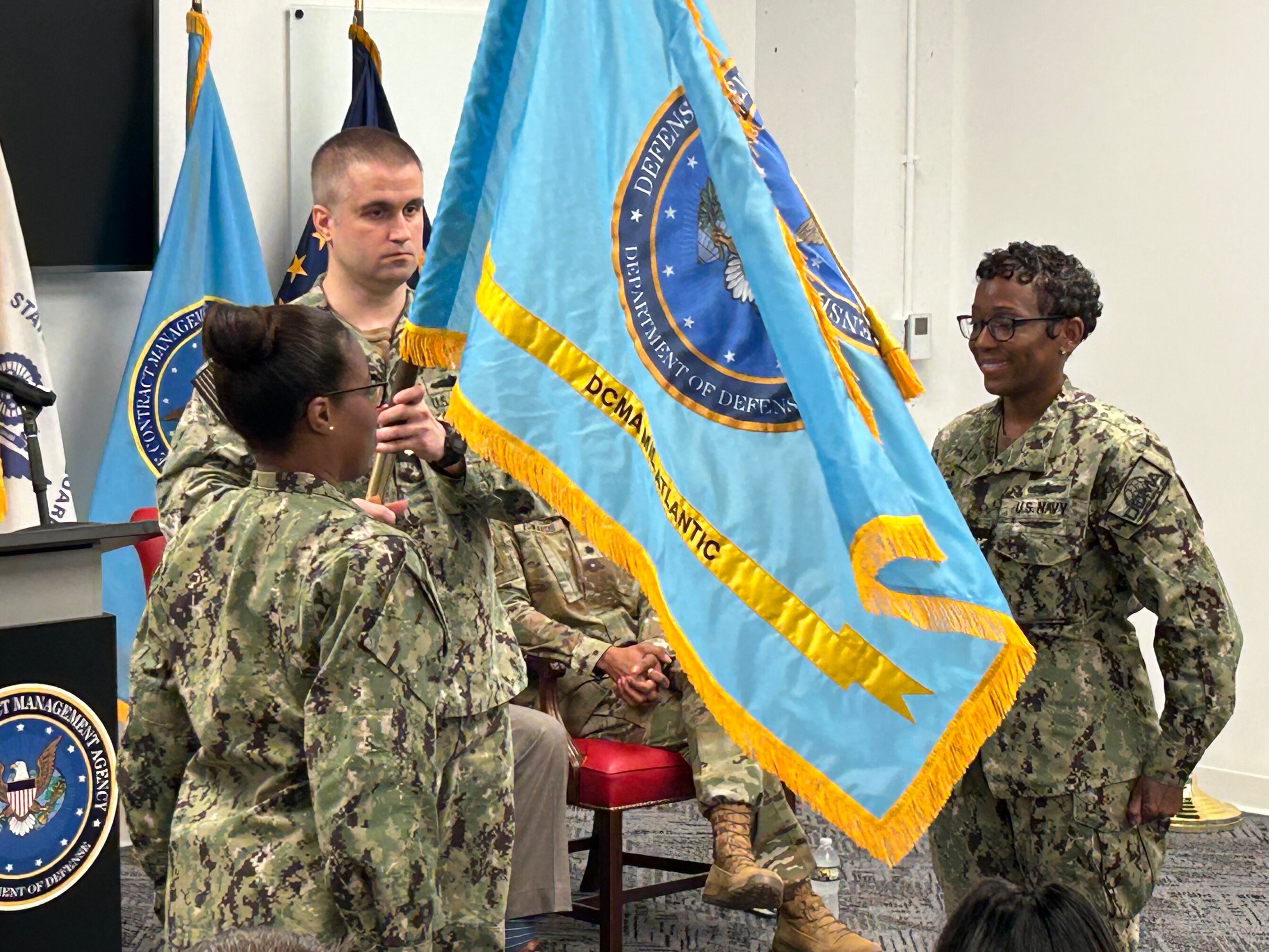 Navy Capt. Nicola Gathright, DCMA Eastern Regional Command commander ...