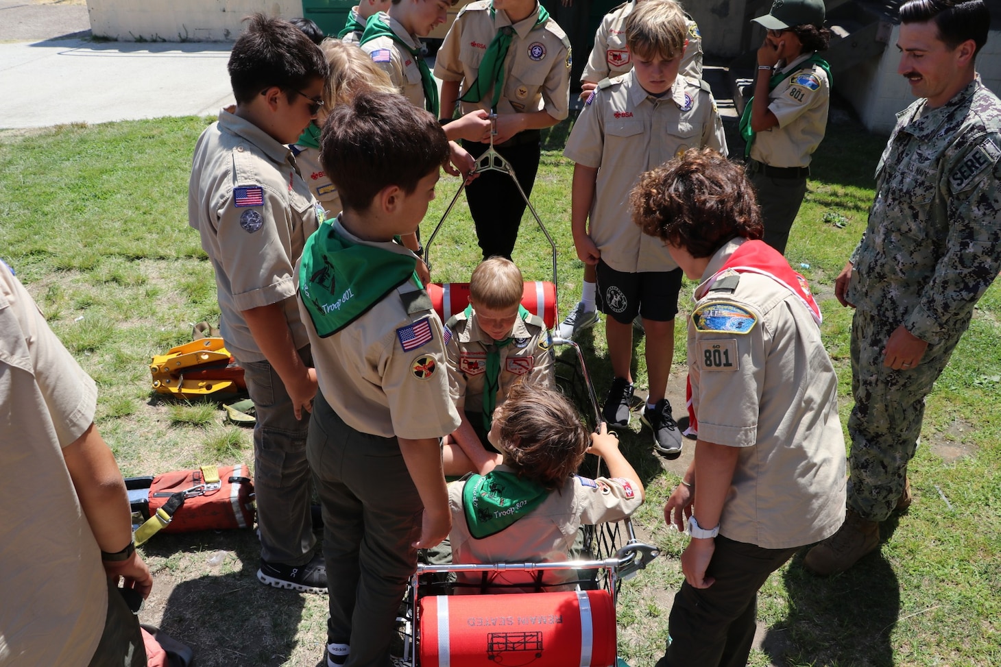 Boy Scout Troop Visits U.S. Navy SERE School > Naval Education and ...