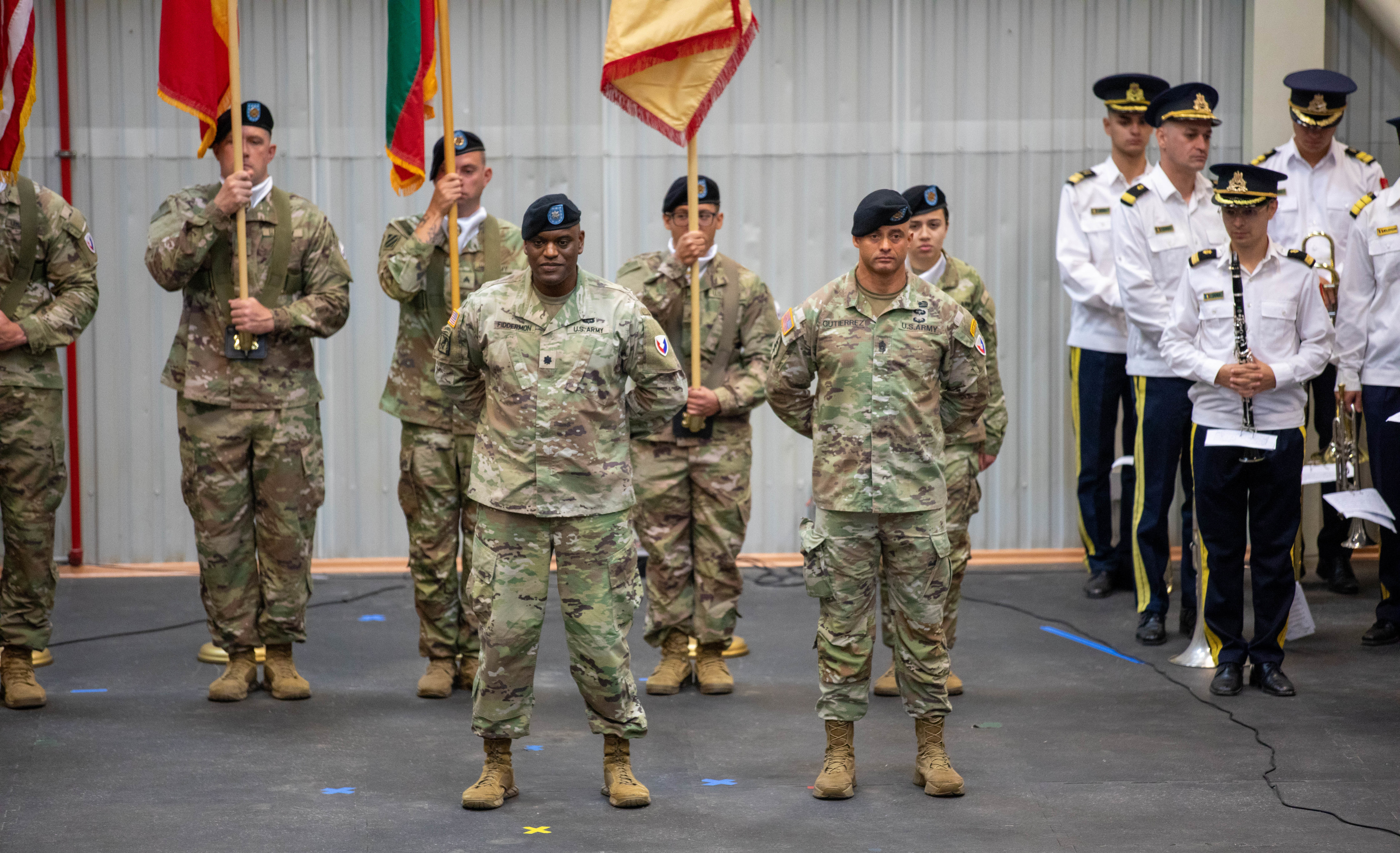 U.S. Army Garrison Black Sea Colors Uncasing and Change of Command Ceremony
