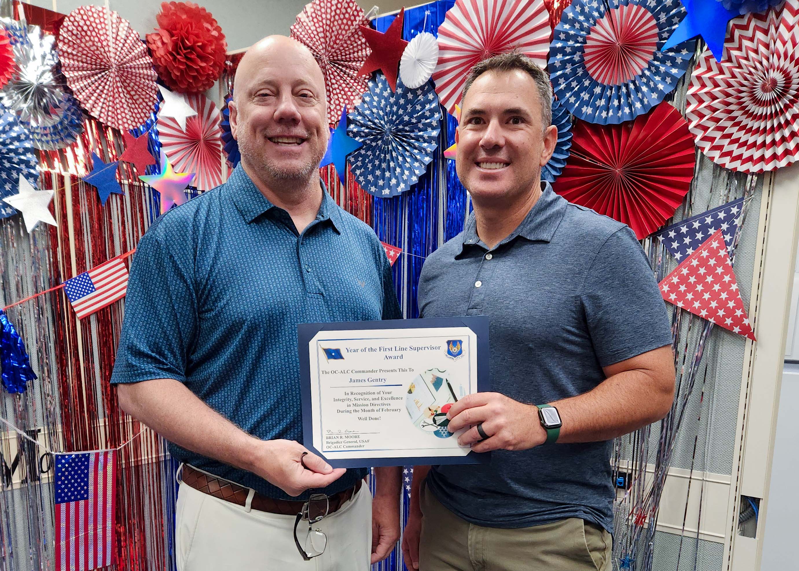 First-line supervisors recognized for excellence at OC-ALC > Tinker Air ...