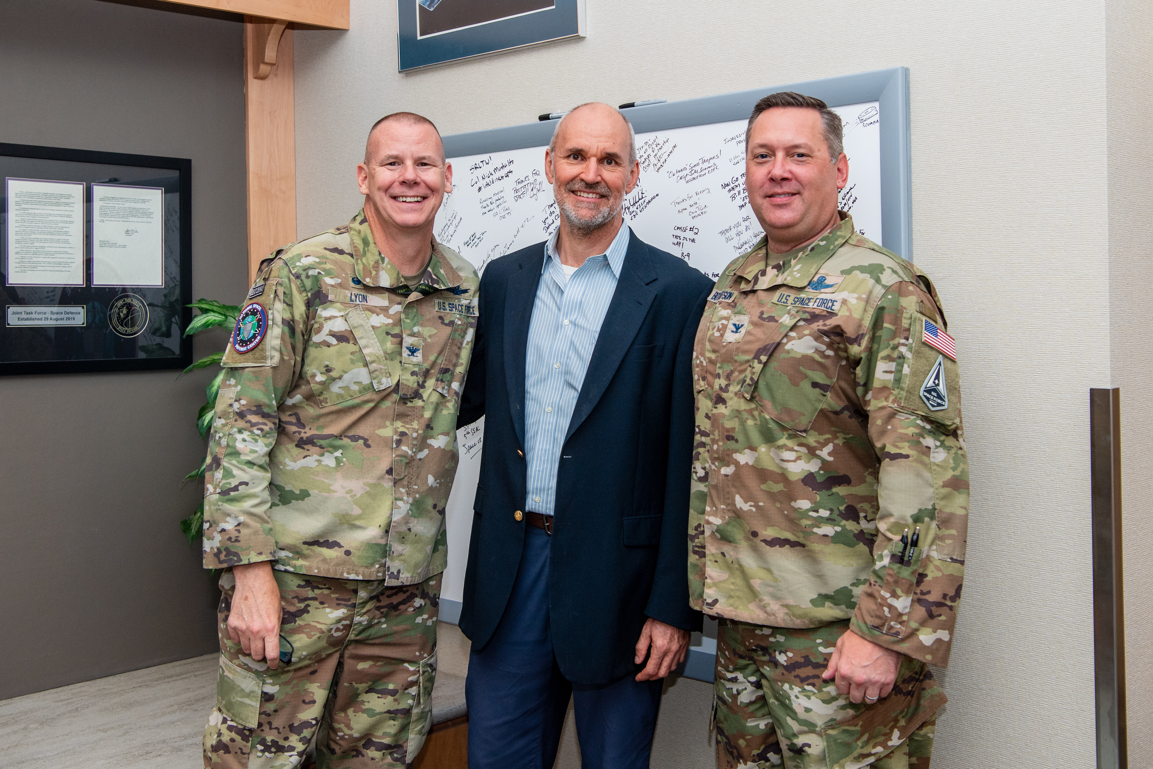 USSF senior strategy advisor visits the National Space Defense Center ...