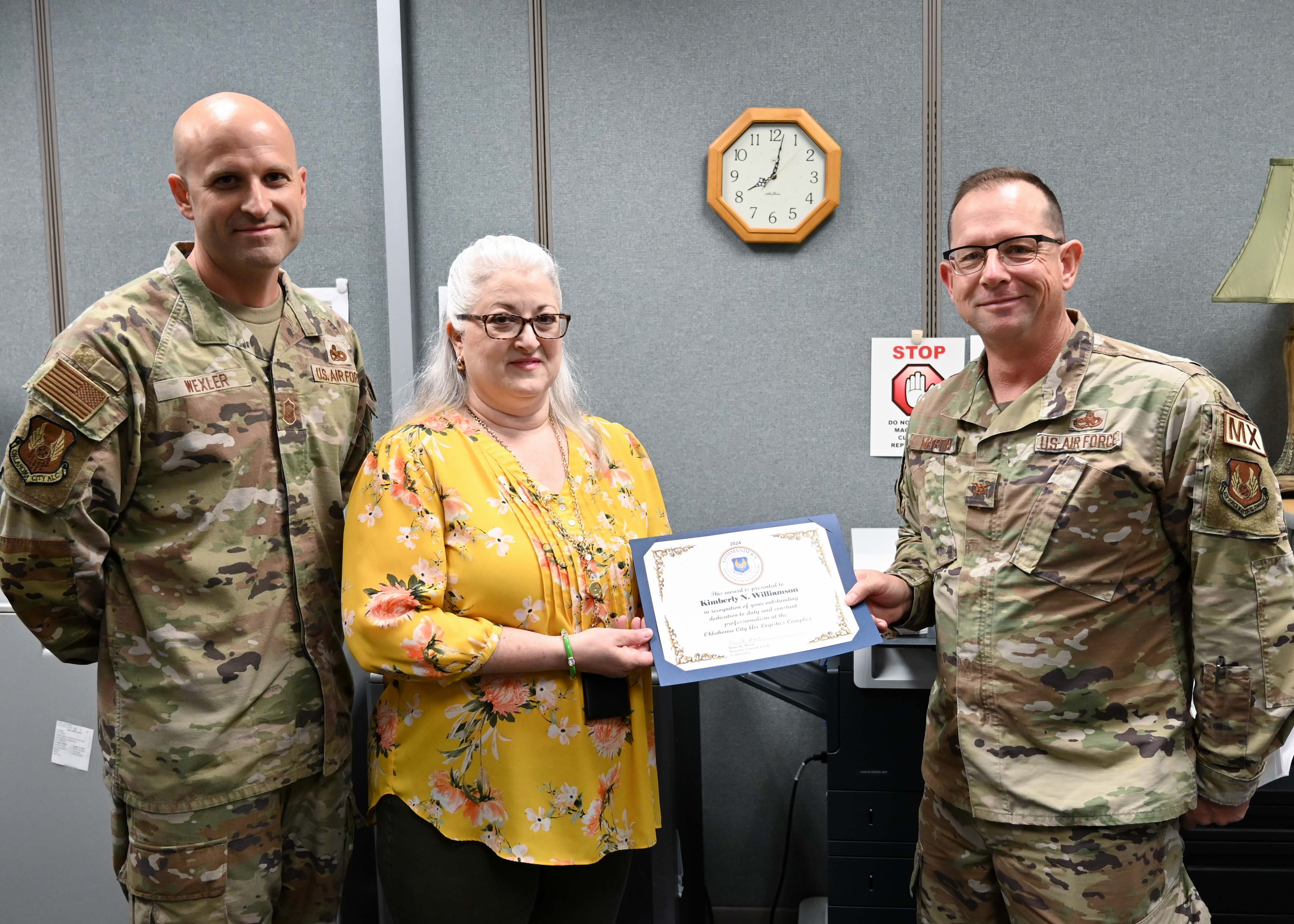Exceptional OC-ALC performers recognized by commander > 505th Command ...