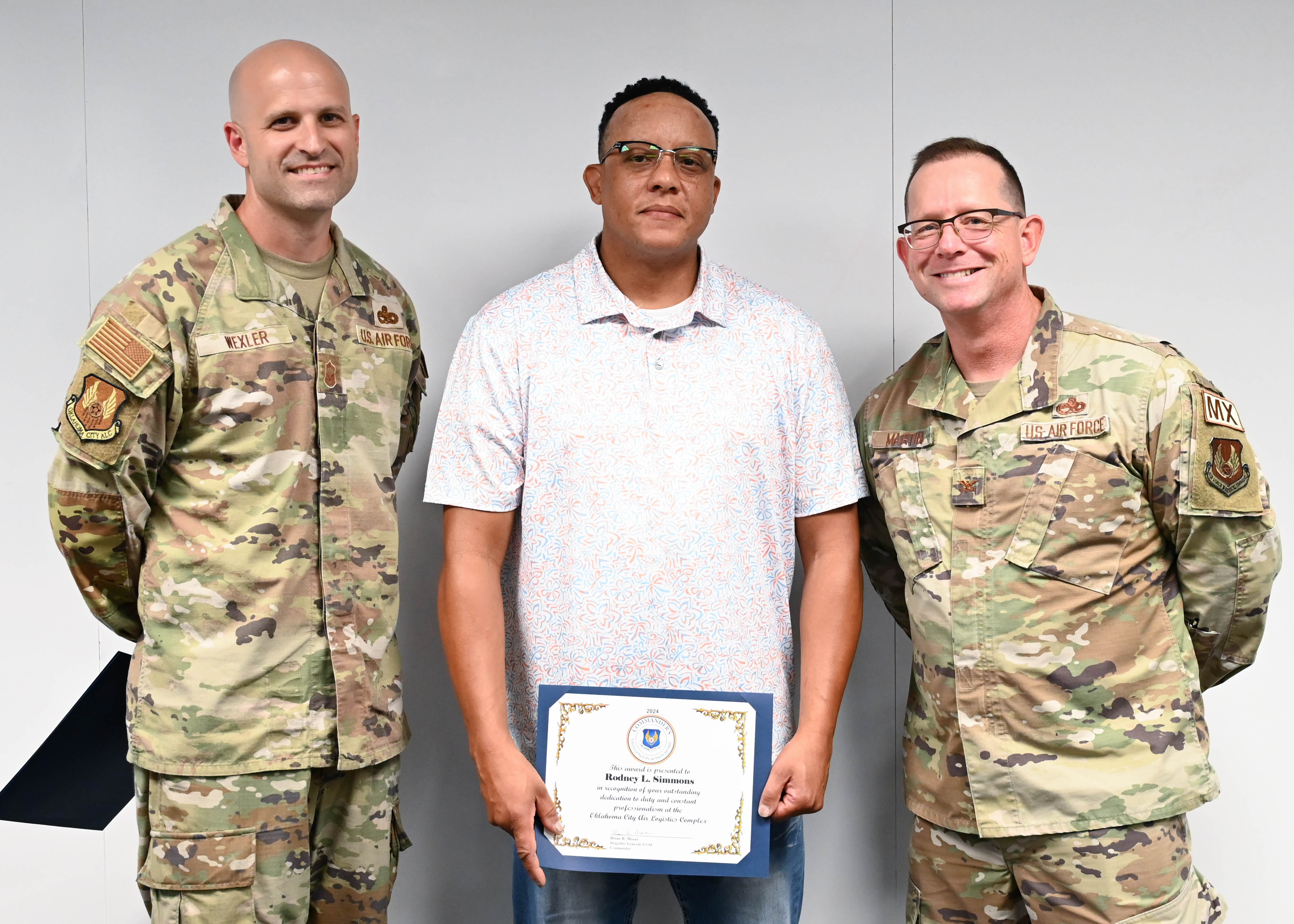 Exceptional OC-ALC performers recognized by commander > Tinker Air ...