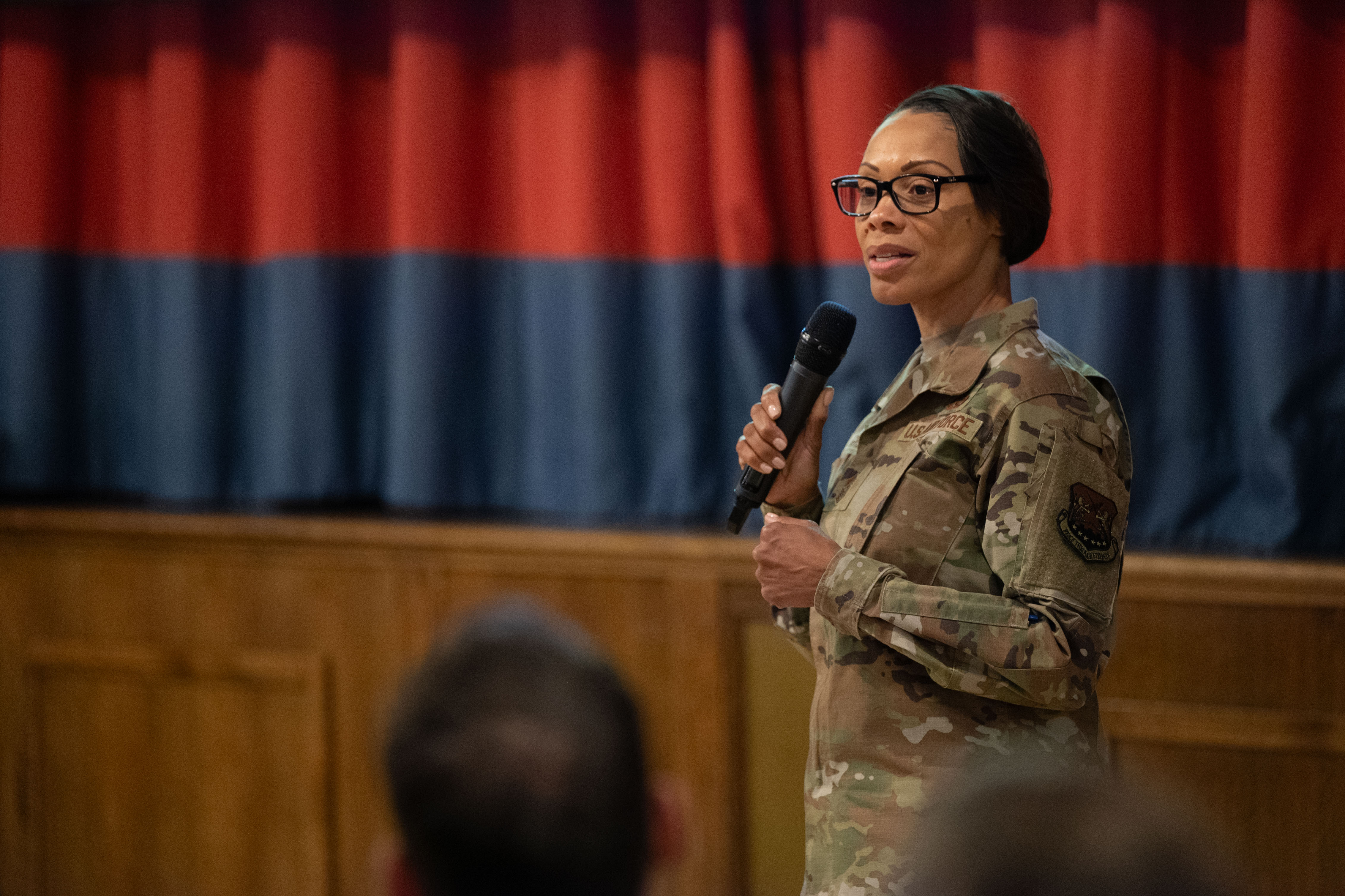 100 ARW command team hosts all-call for Airmen > Royal Air Force ...