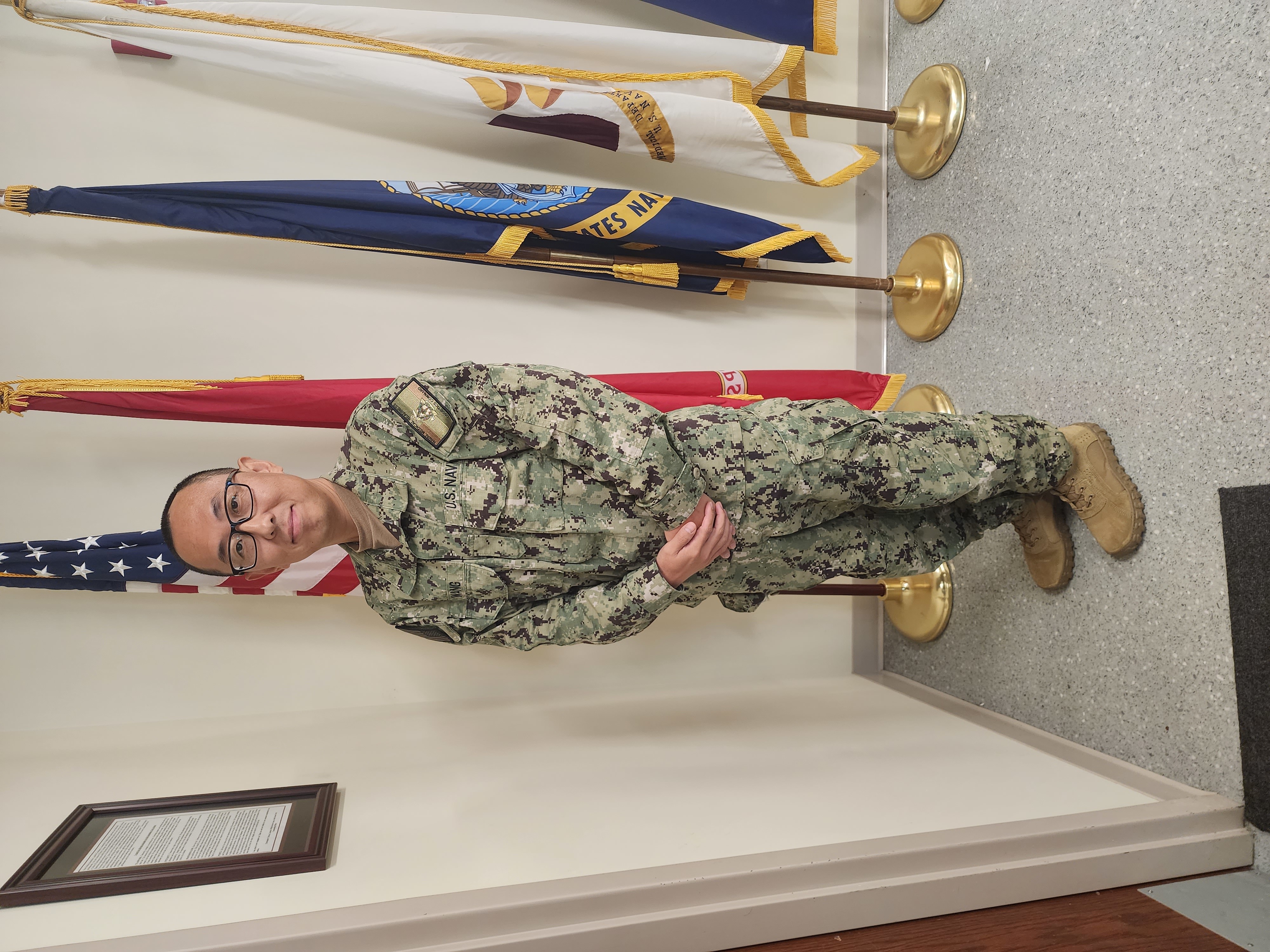 Sailor from China serves with U.S. Naval Medical Readiness Logistics ...