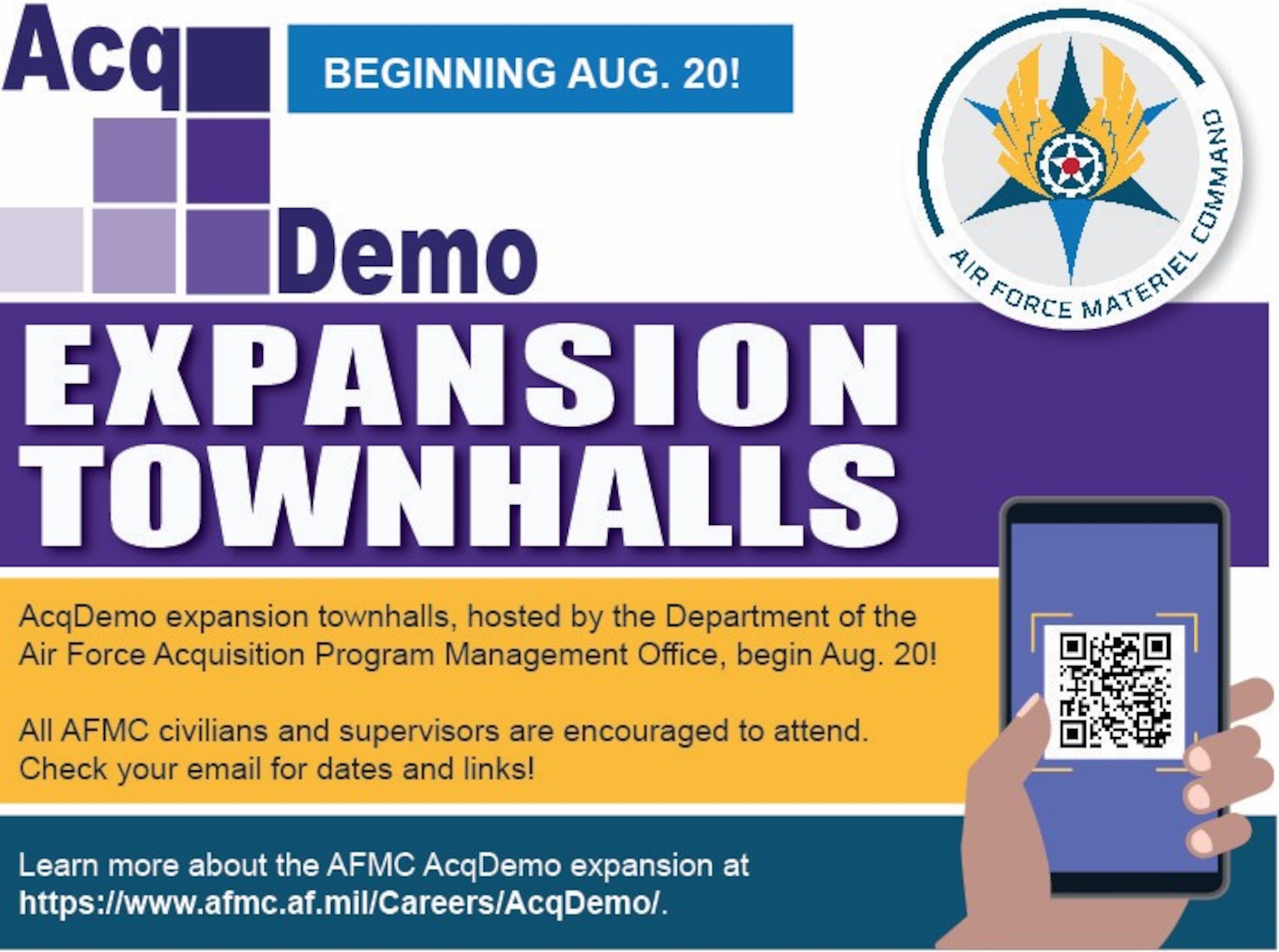 AcqDemo expansion town halls begin Aug. 20 > Eglin Air Force Base > Article Display