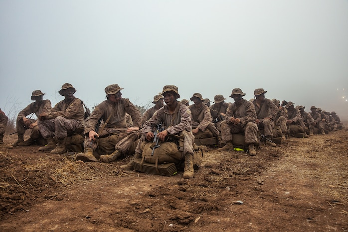 Alpha Company EGA Ceremony