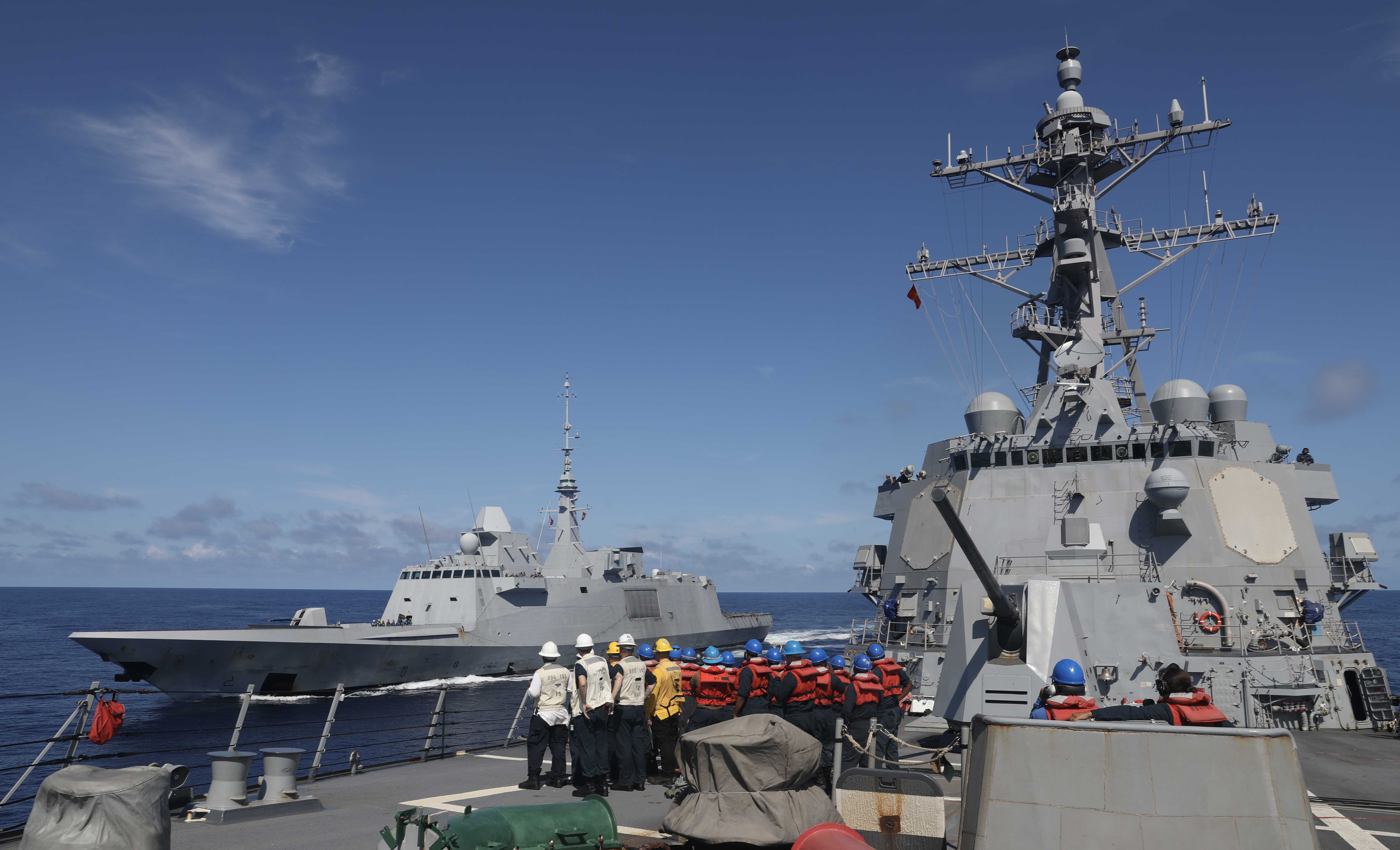 U.S., France Naval Forces Conduct Bilateral Operations in Indo-Pacific ...