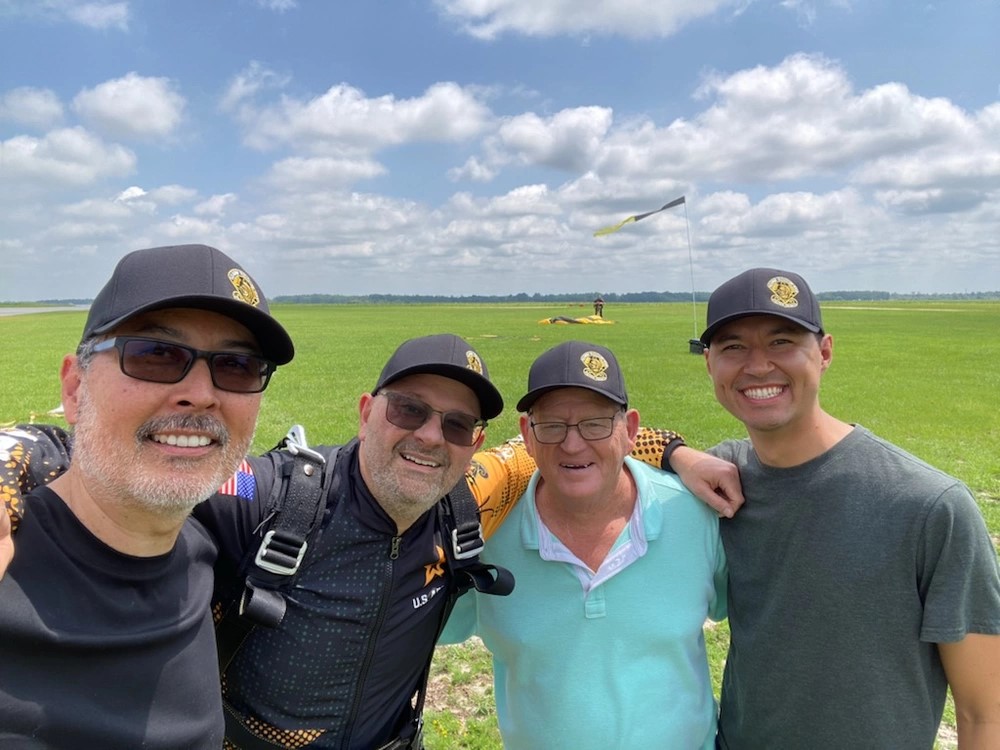 Army Reserve Ambassador Uses Golden Knights Tandem Jumps to Strengthen ...