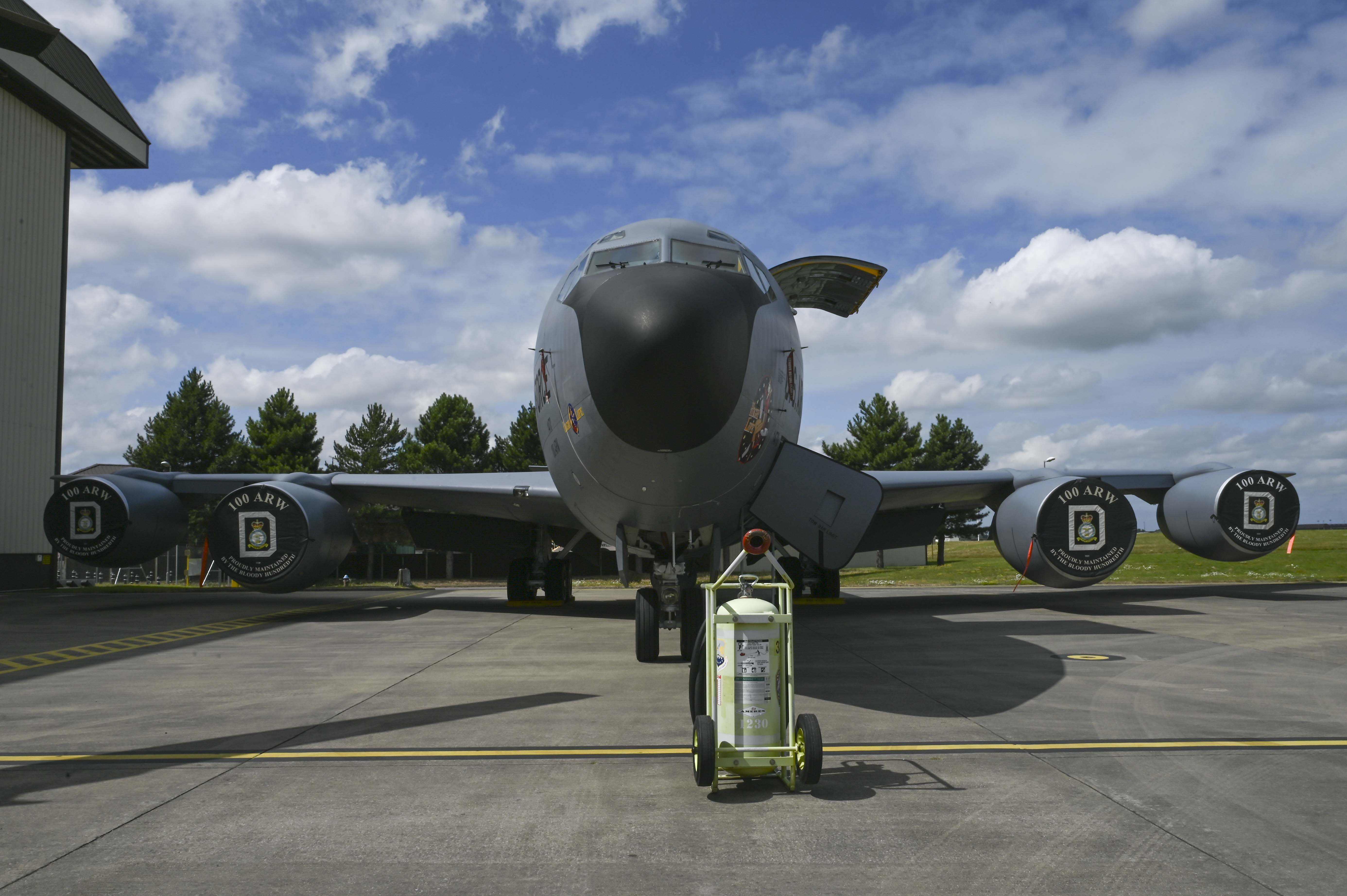 RAF Mildenhall honors 100th ARW heritage with HighLife nose art > Royal ...