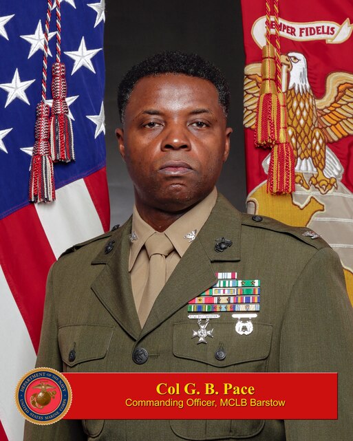 Colonel Gregory B. Pace > Marine Corps Base Camp Pendleton > Biography