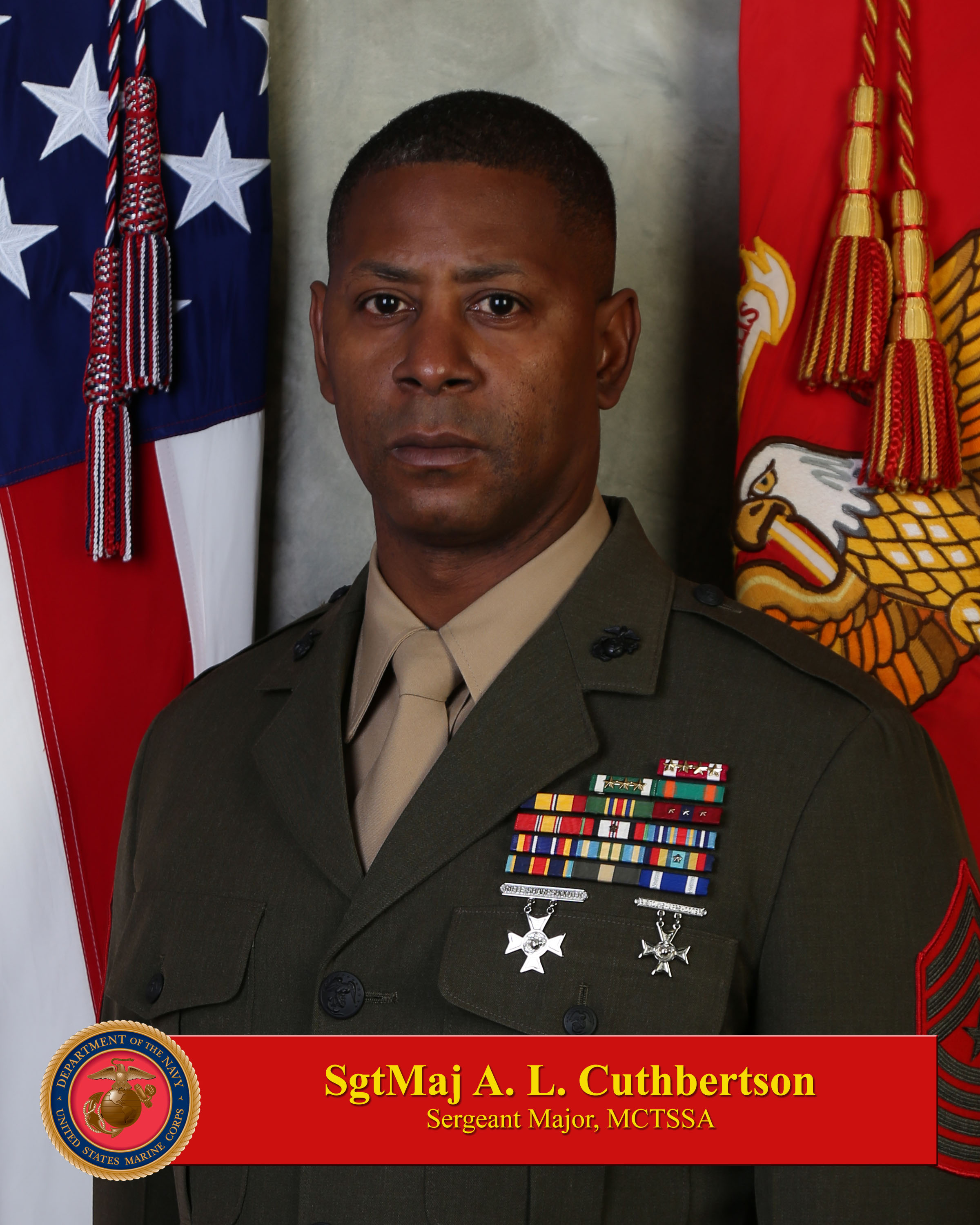 Sergeant Major Andre L. Cuthbertson > Marine Corps Tactical Systems ...