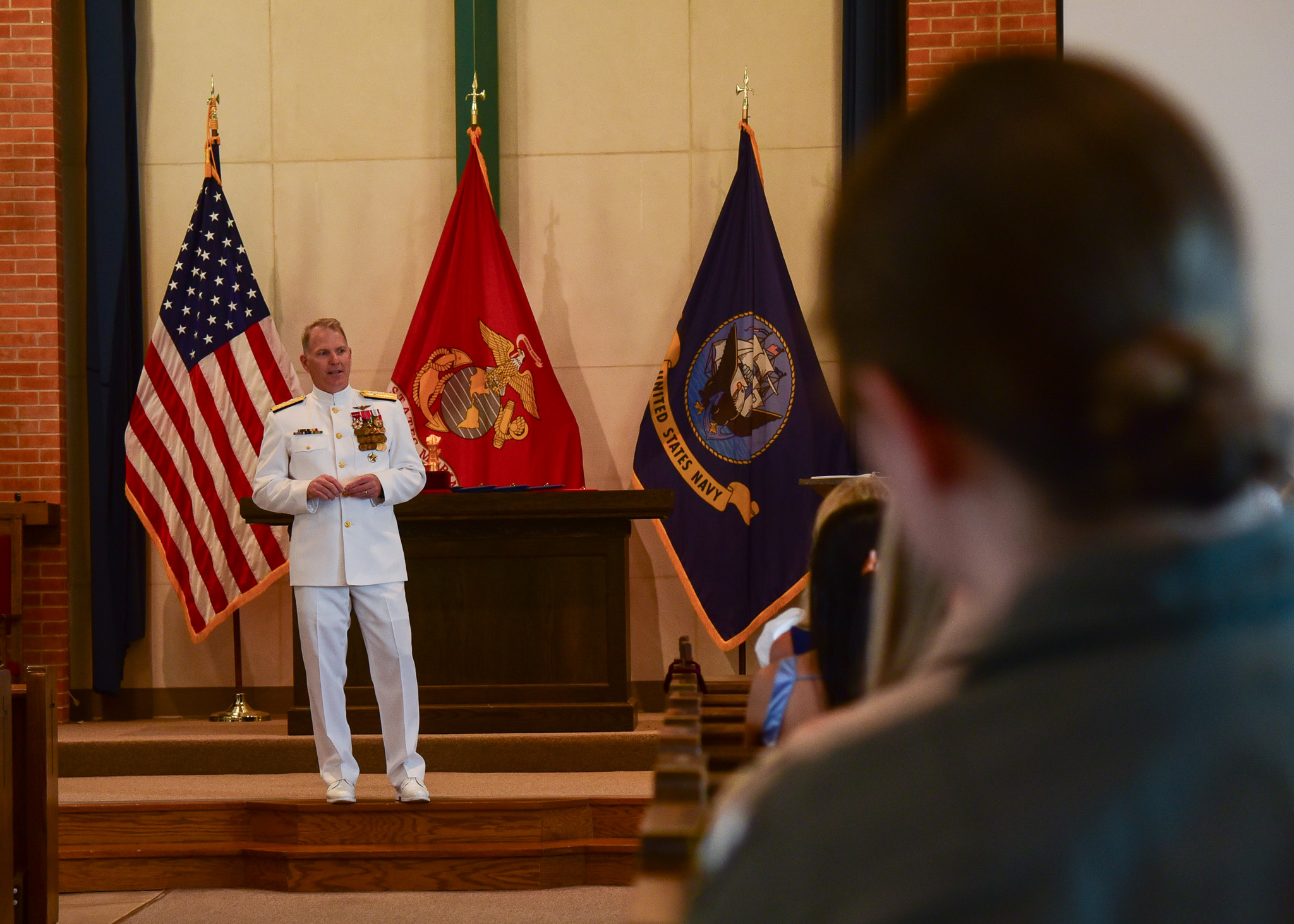 Rear Admiral Rich Brophy Visits Training Air Wing One